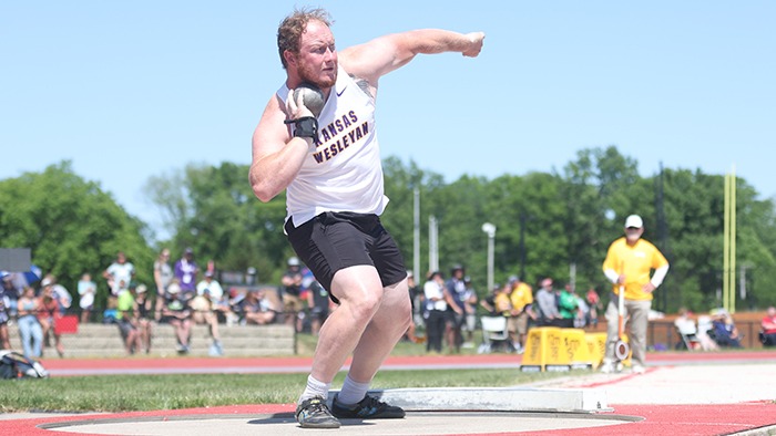 Parker places 13th in shot put at NAIA National Championships - Kansas ...