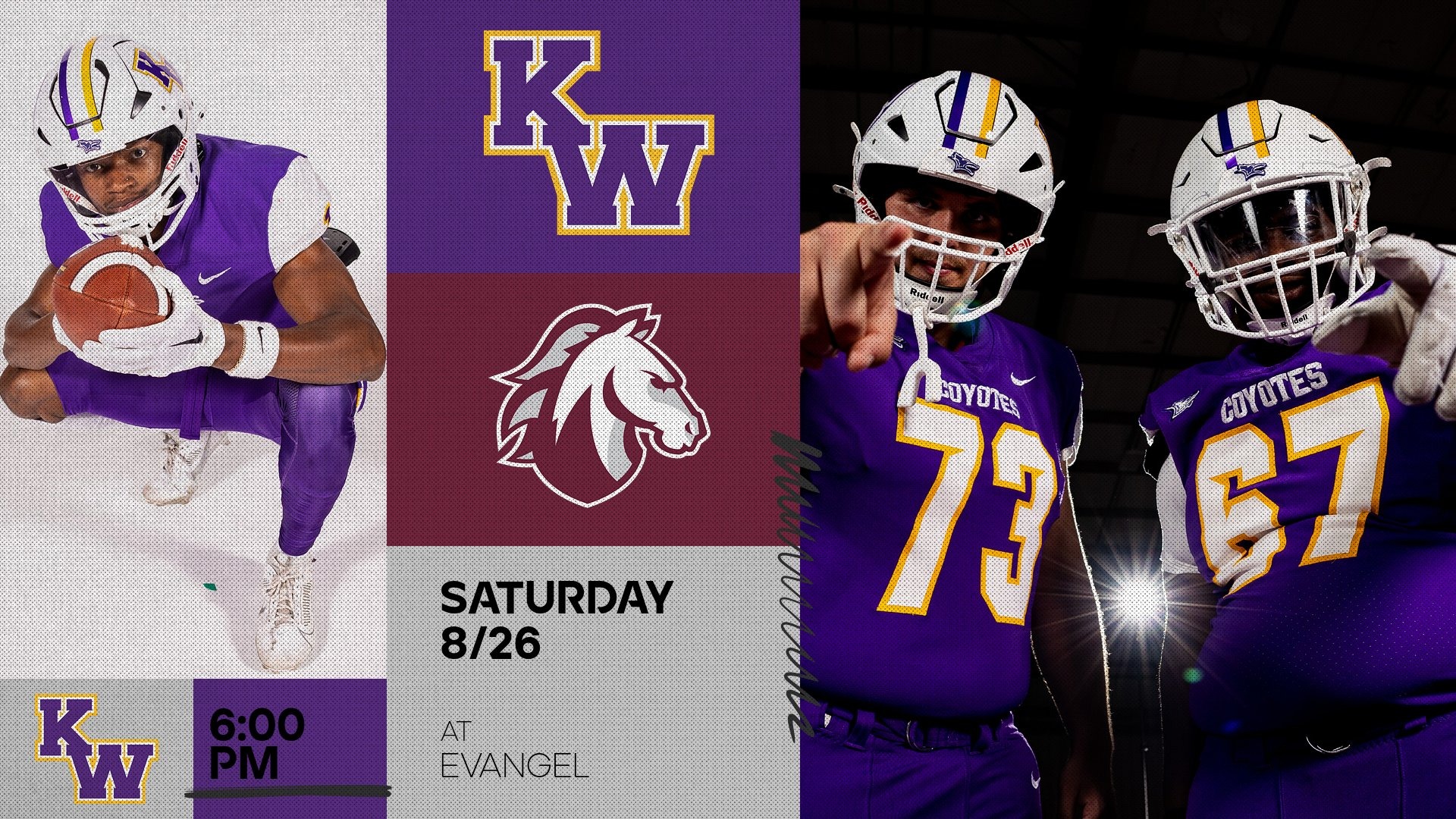No. 20 Coyotes kickoff football against Evangel - Kansas Wesleyan ...