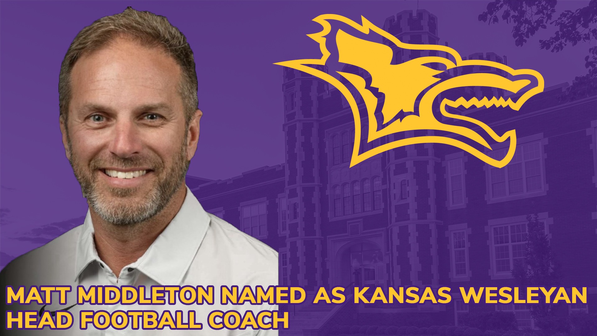 Q & A with Football coach Matt Middleton - Kansas Wesleyan University