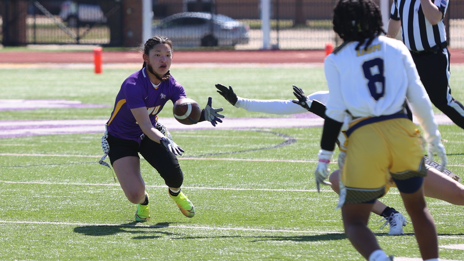 Flag Football rolls on to 70-0 victory over Bethel - Kansas Wesleyan ...