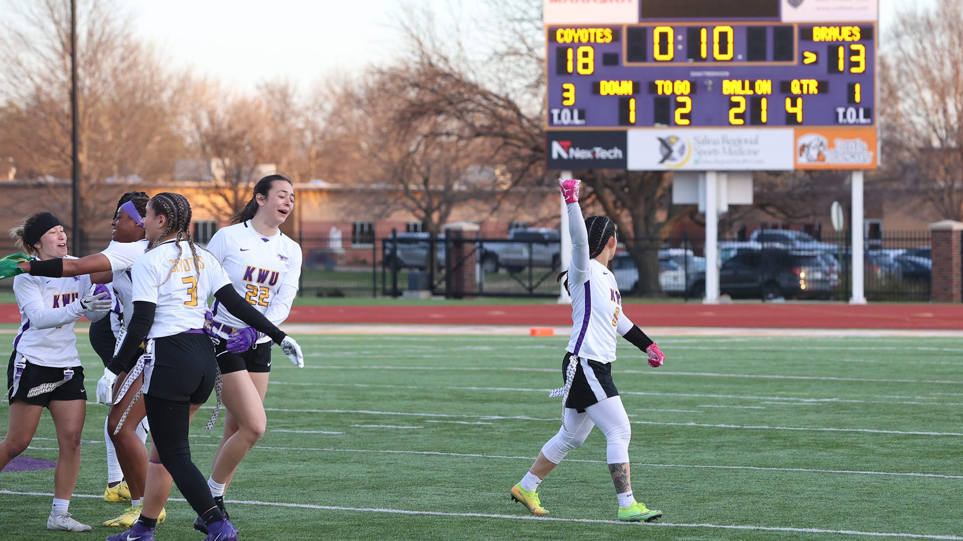 Flag Football knocks off Ottawa 18-13 in thriller - Kansas Wesleyan ...