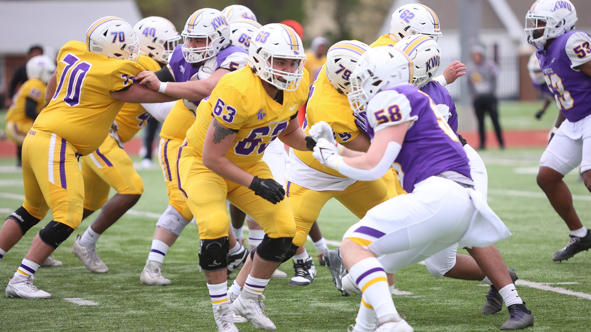 Myers pleased with Coyotes' spring scrimmage - Kansas Wesleyan University