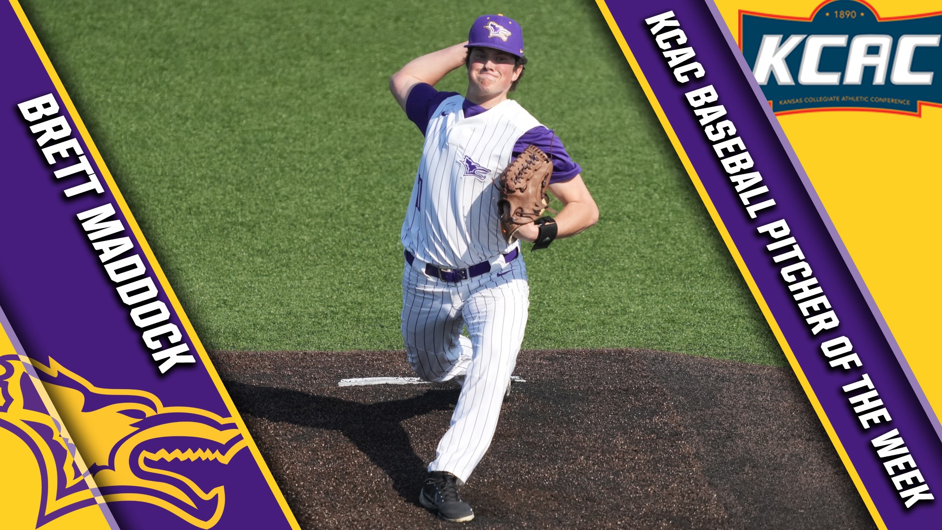 Maddock earns KCAC Baseball Pitcher of the Week honor - Kansas Wesleyan ...