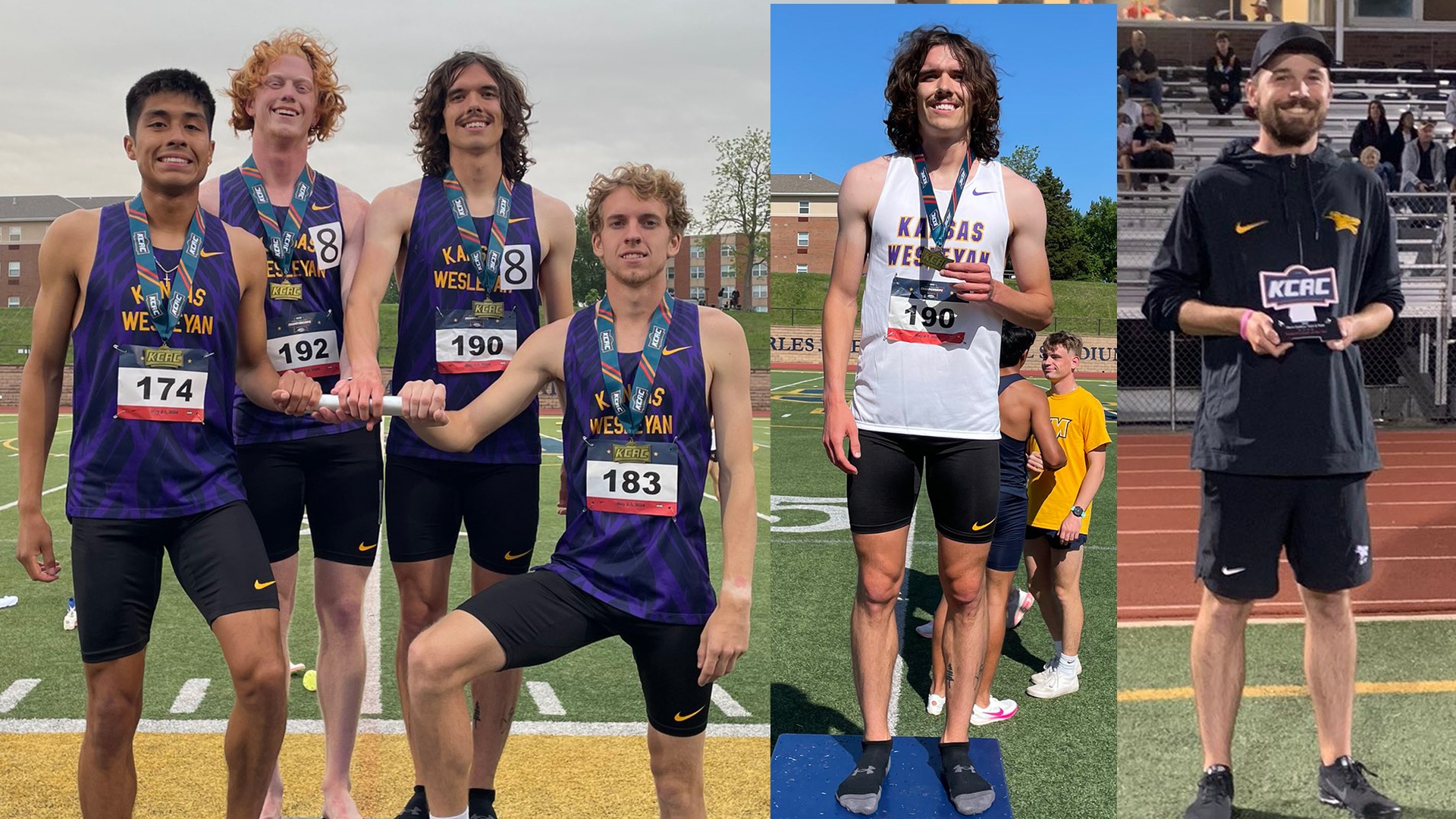 Men’s Track finishes fourth at KCAC Championships, Young honored as ...