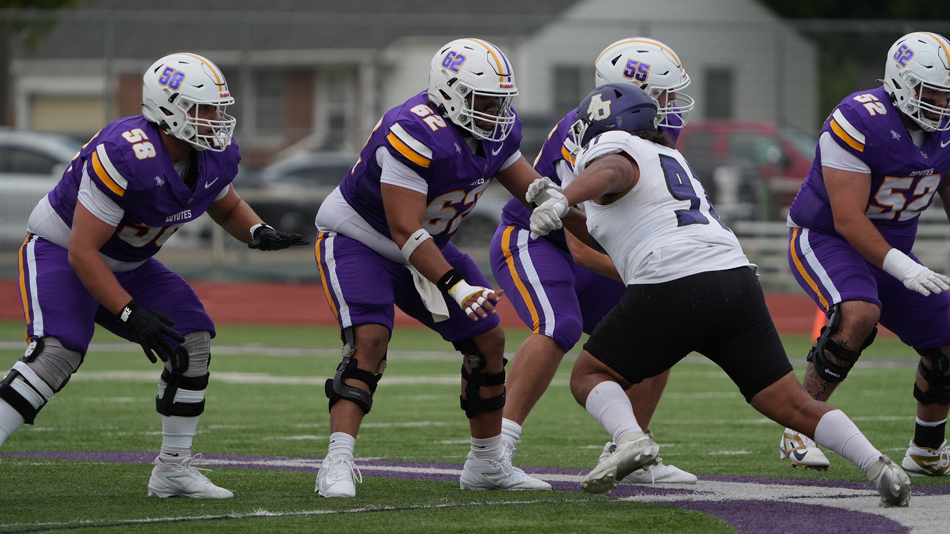 Football improves to 4-0 after another outstanding performance by ...