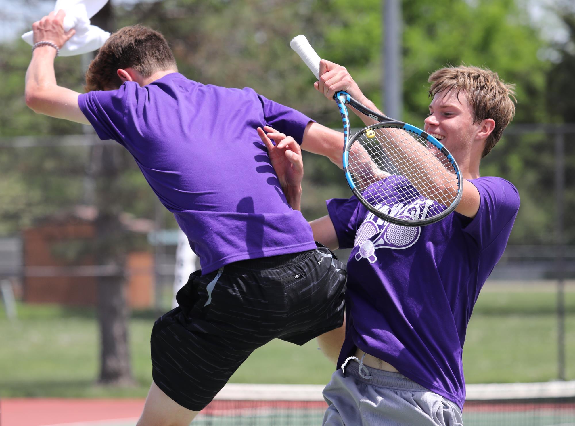 Aquinas' Lokko guts out second straight Class 5A singles tennis title ...