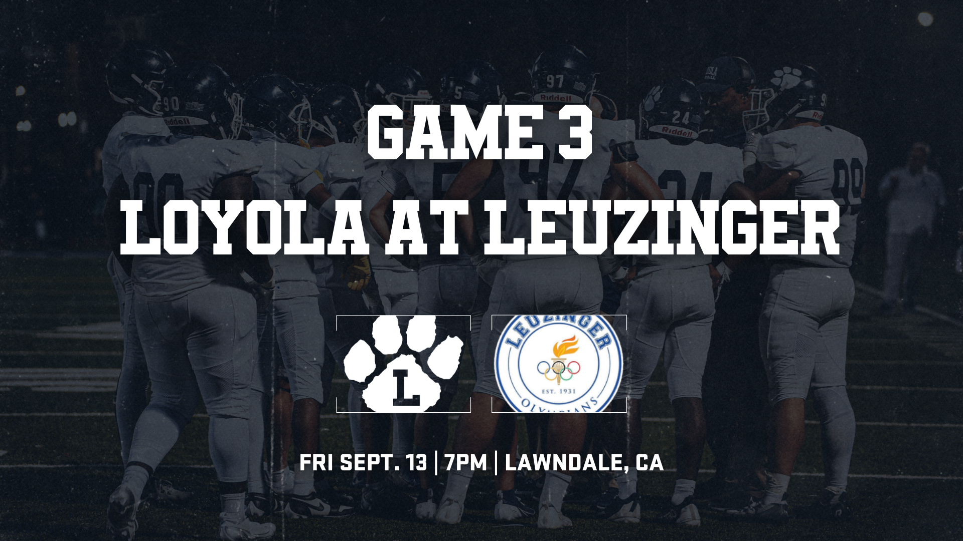 GAMEDAY INFO | 10.4 vs. Serra (Gardena) - Loyola Athletics