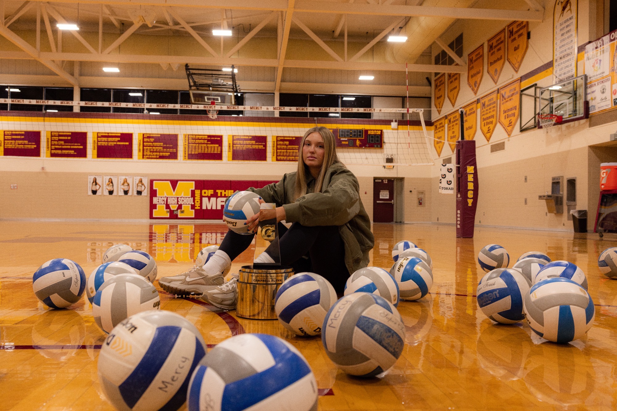 Campbell Flynn Named 2024 Miss Volleyball - Mercy High School