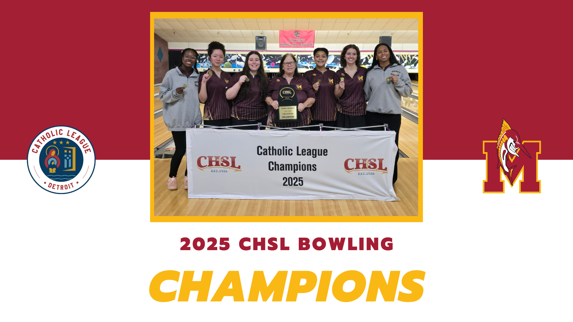 Varsity Bowling 2024-25 - Mercy High School