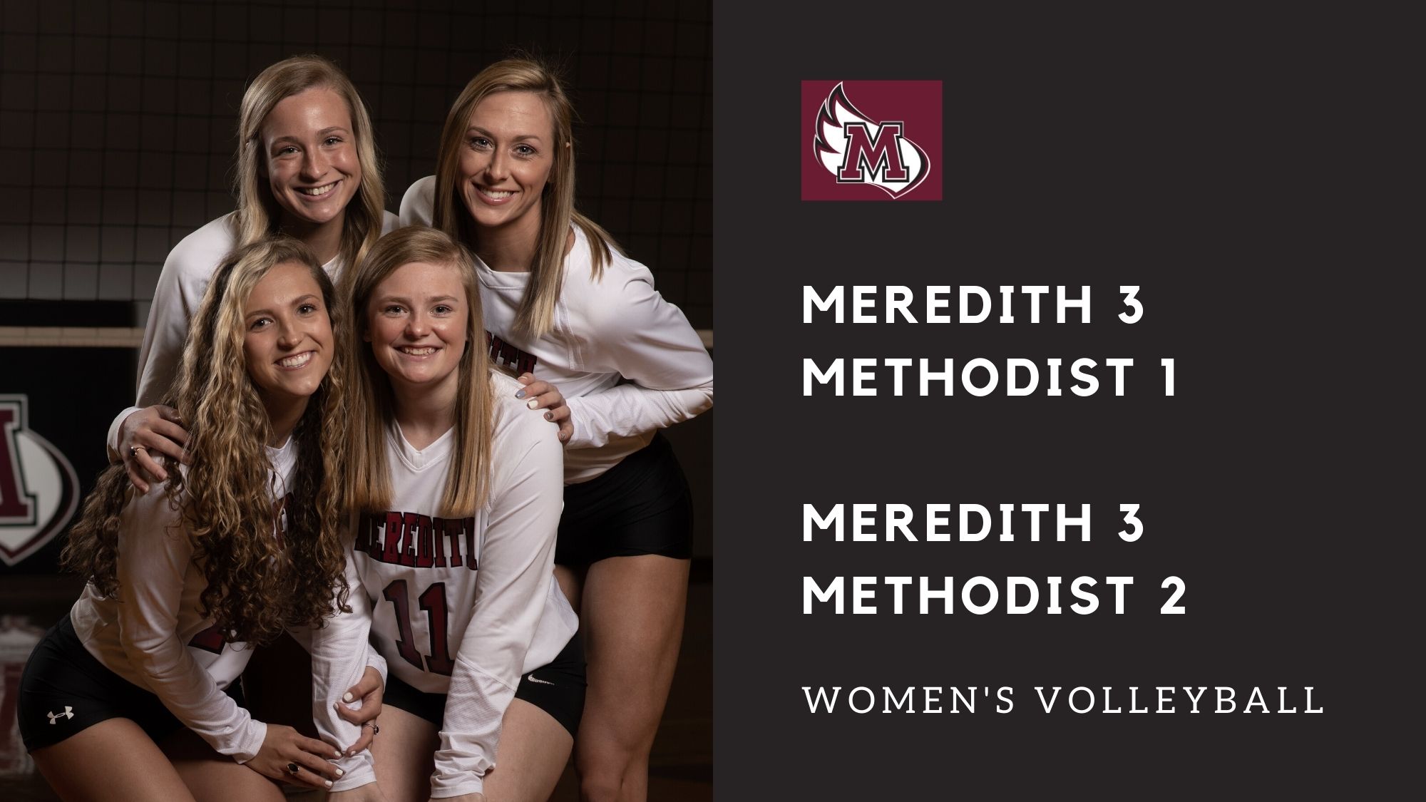 Volleyball Earns Pair of Dubs on Senior Day - Meredith College