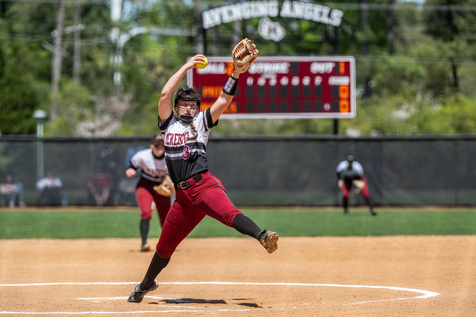 Davis slings no-hitter in sweep of Brevard - Meredith College
