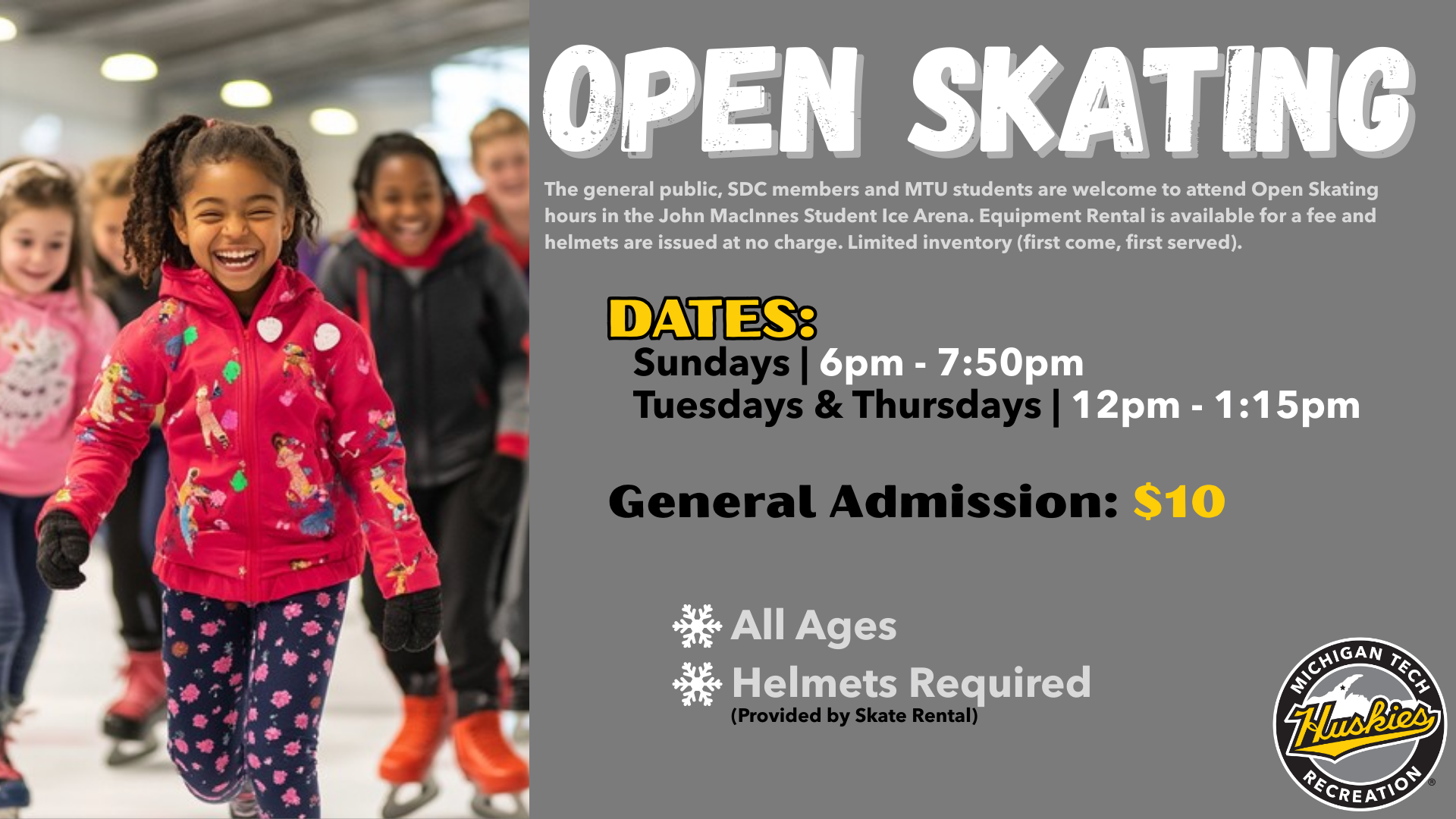 SDC Fall Semester Hours - Michigan Technological University Recreation