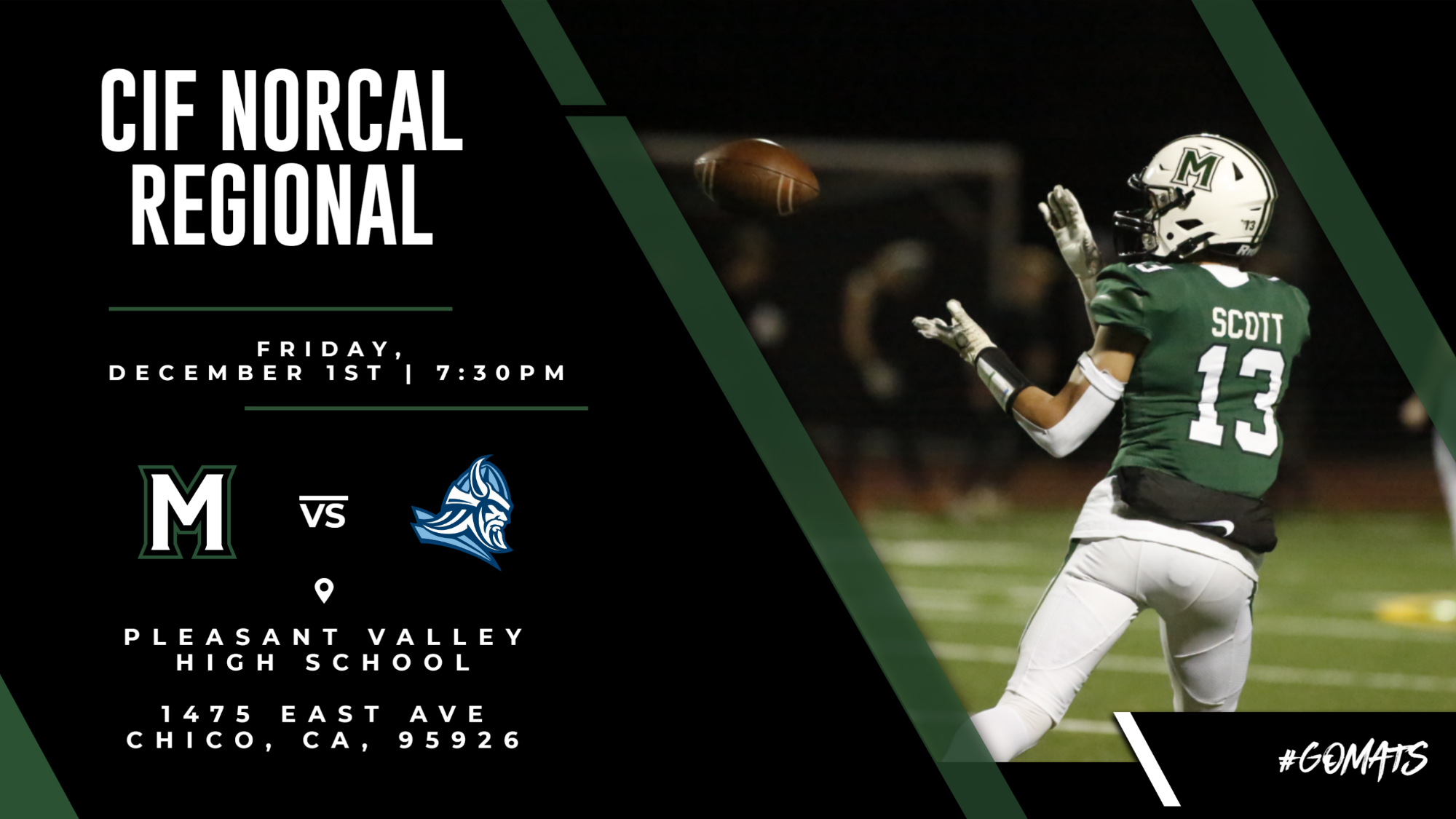 FOOTBALL - CIF NORCAL REGIONAL - Miramonte High School