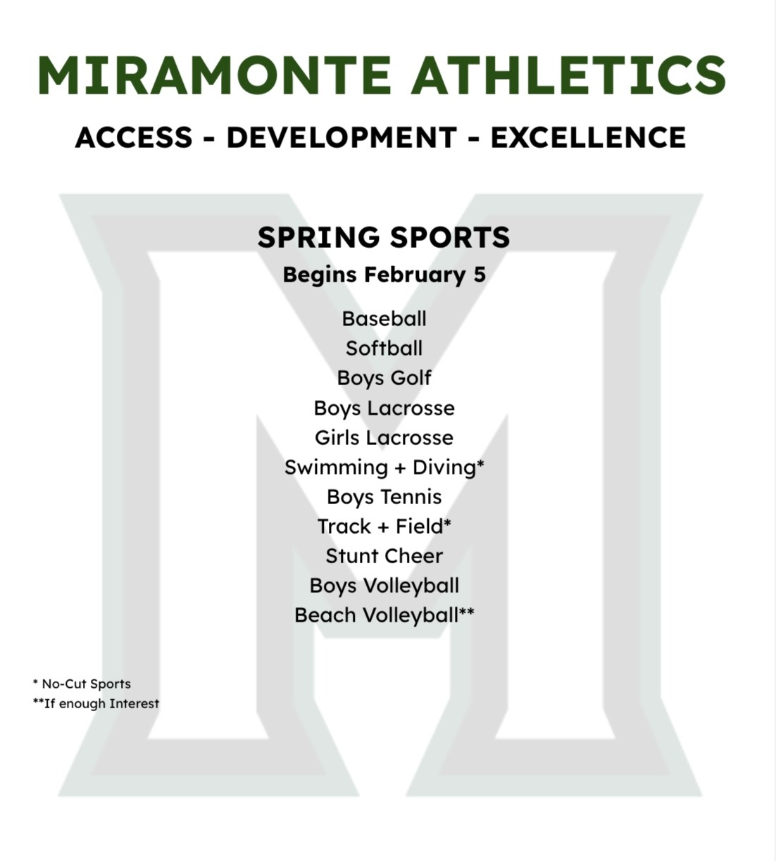 Miramonte High School Athletics Launches Official "GO MATS" Athletics ...