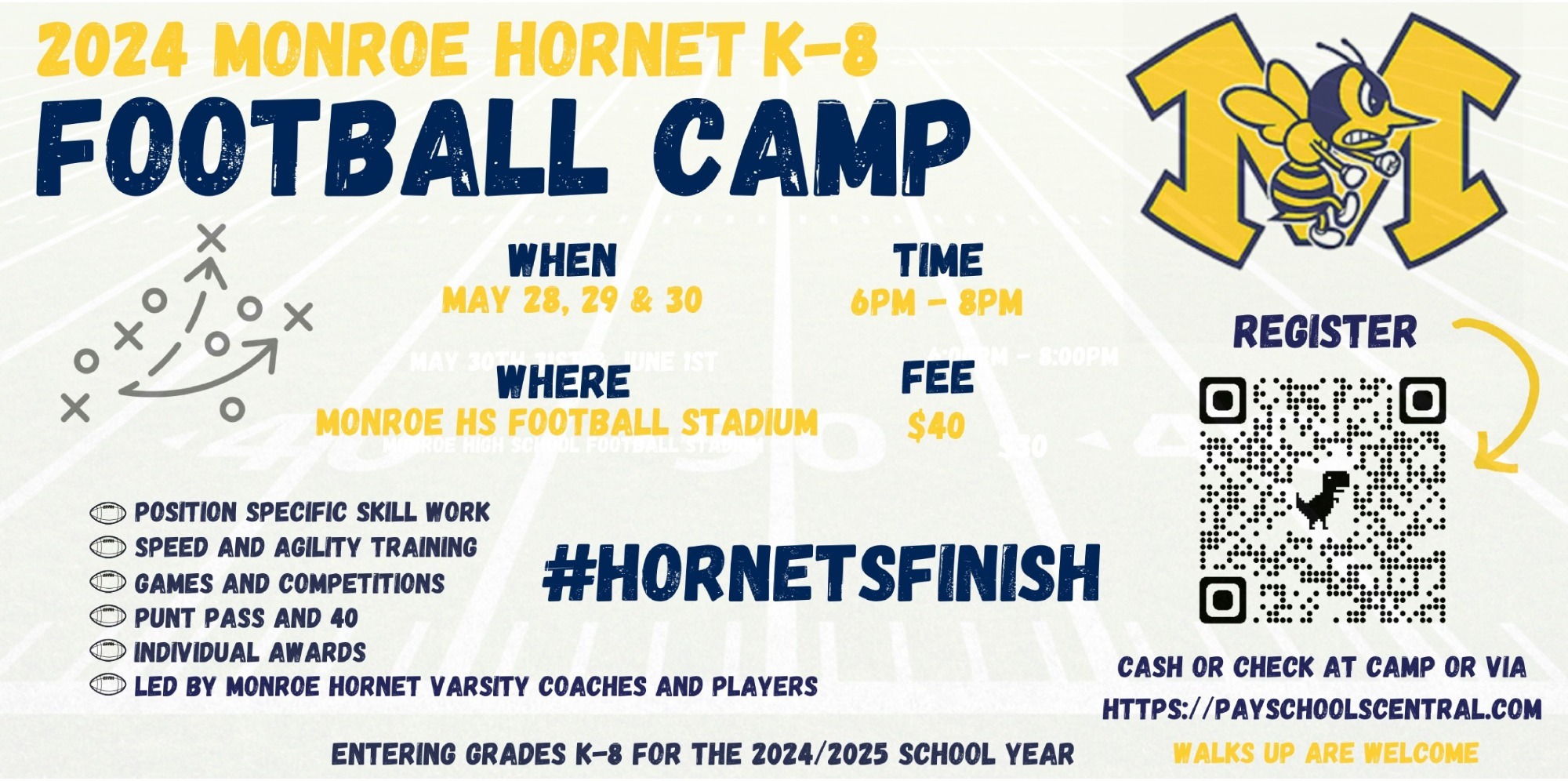 Monroe Names Varsity Football Coach - Monroe Hornets Athletics ...