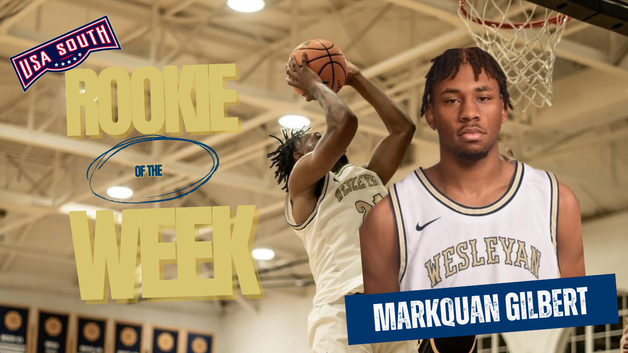 Markquan Gilbert Named First USA South Men's Basketball Rookie of the ...