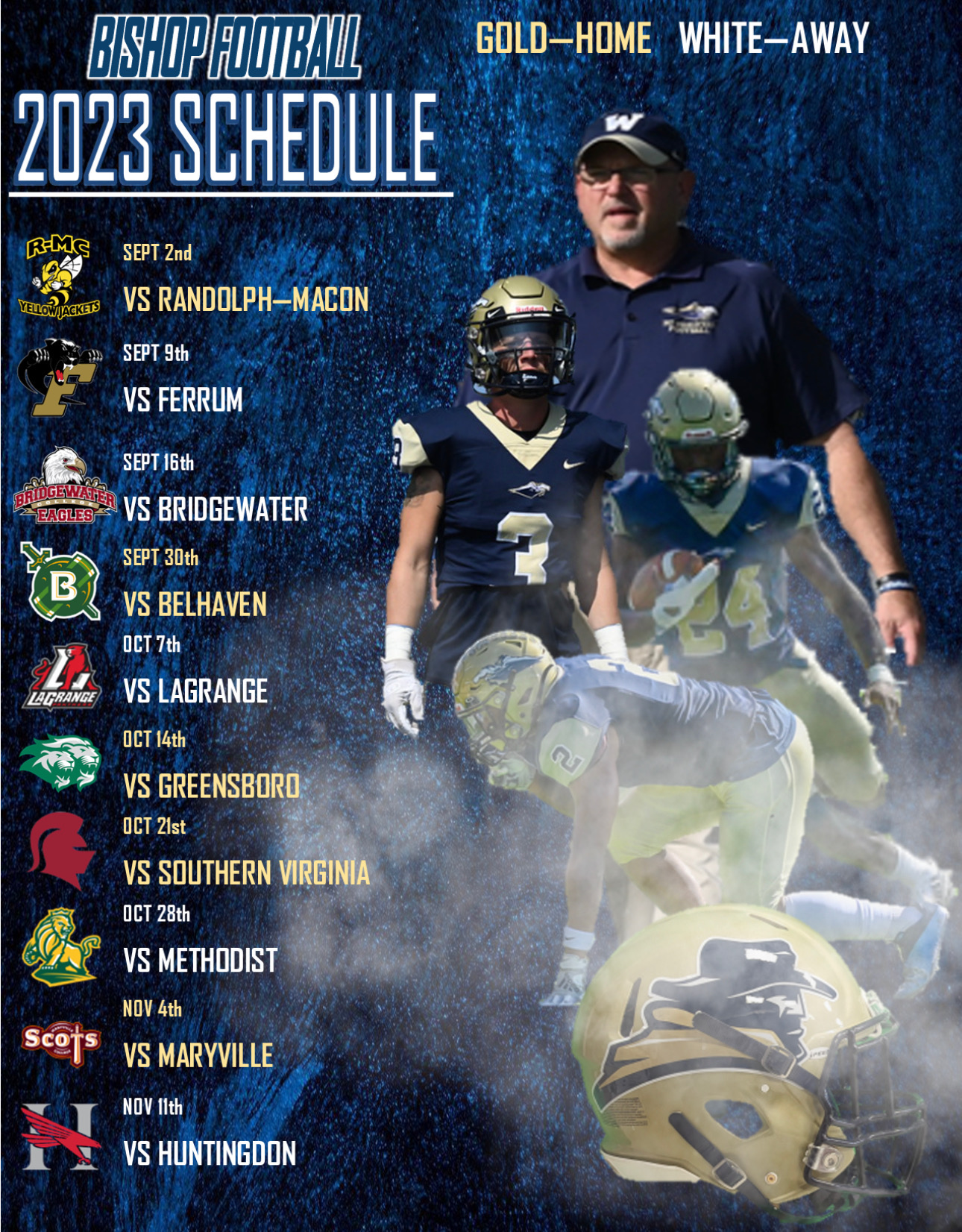 Football Announces 2023 Schedule - North Carolina Wesleyan University