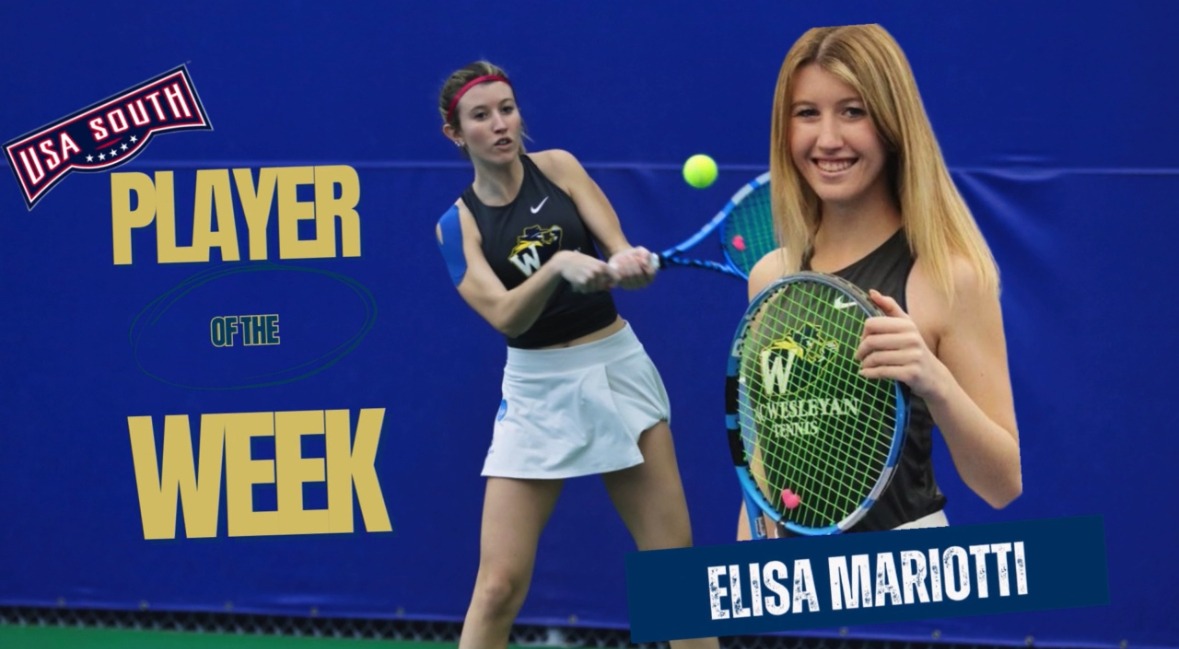 Elisa Mariotti Earns USA South Women's Tennis Player of the Week Honors ...