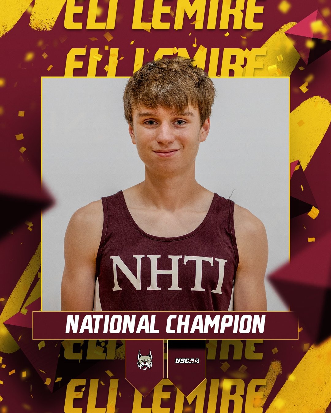 Eli Lemire finishes 1st at Founding Tree invitational - NHTI – Concord ...