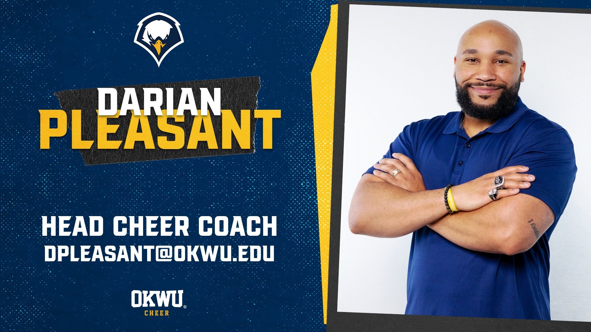 OKWU Athletics Welcomes Darian Pleasant as Head Cheer Coach - OKWU ...