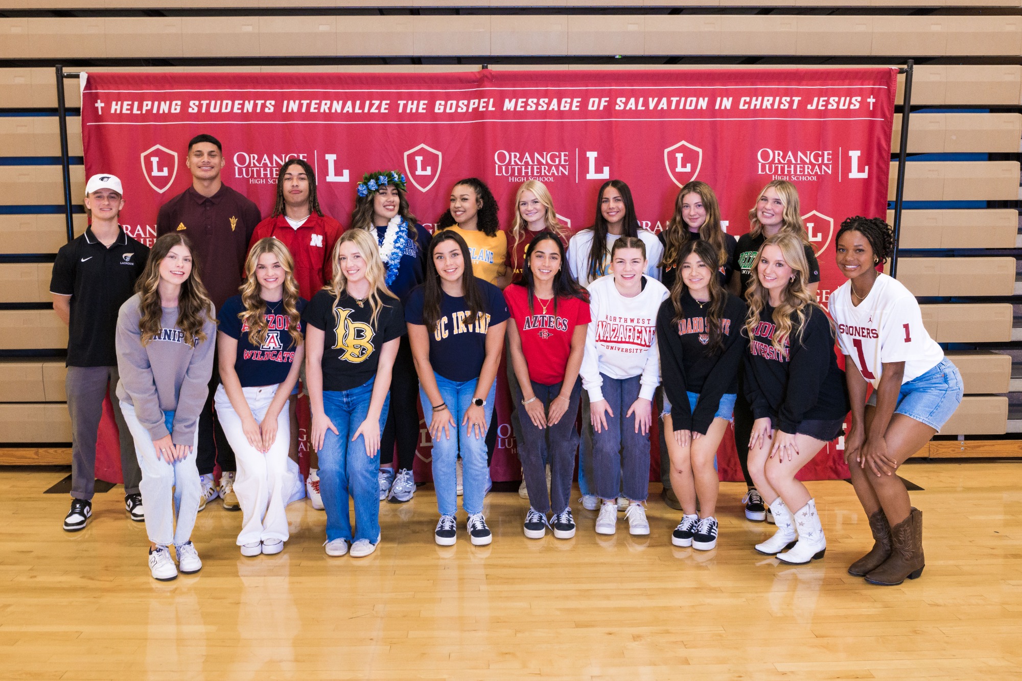 11 Lancers Celebrated on College Commitment Day - Orange Lutheran High School