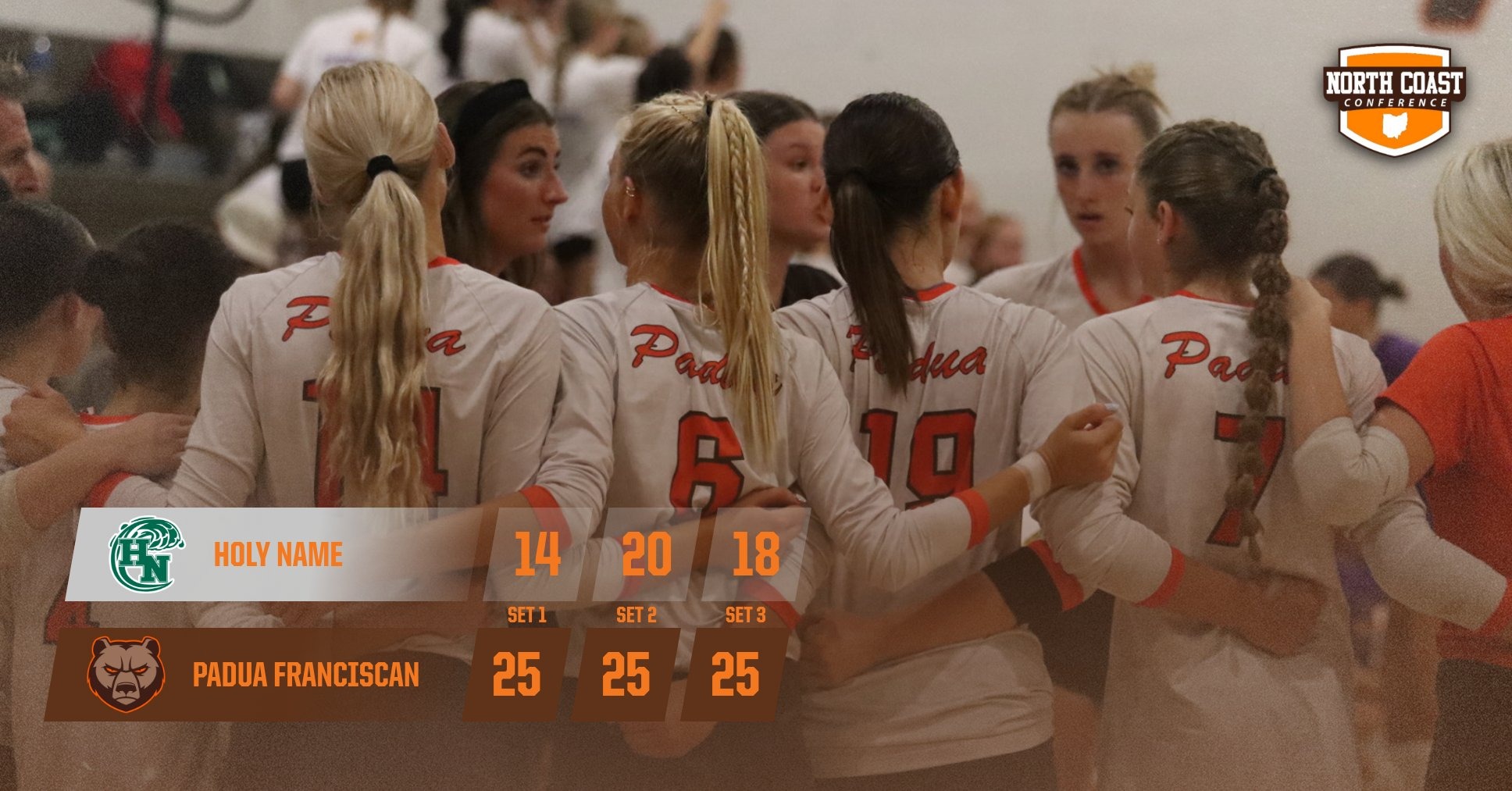 Volleyball wins District Championship! - Padua Franciscan High School