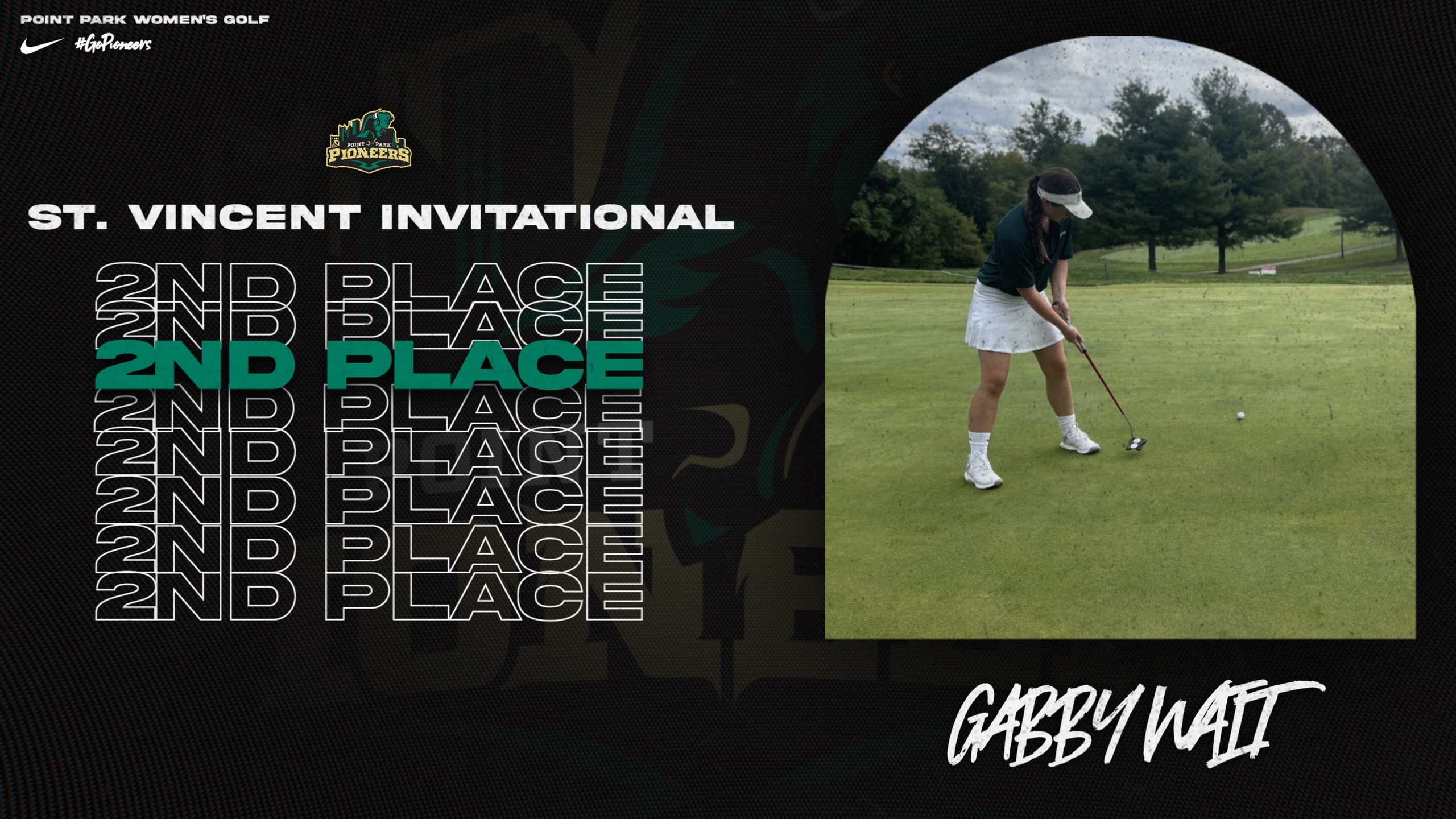 Gabi Wait Takes 10th at Saint Vincent Invitational - Point Park University