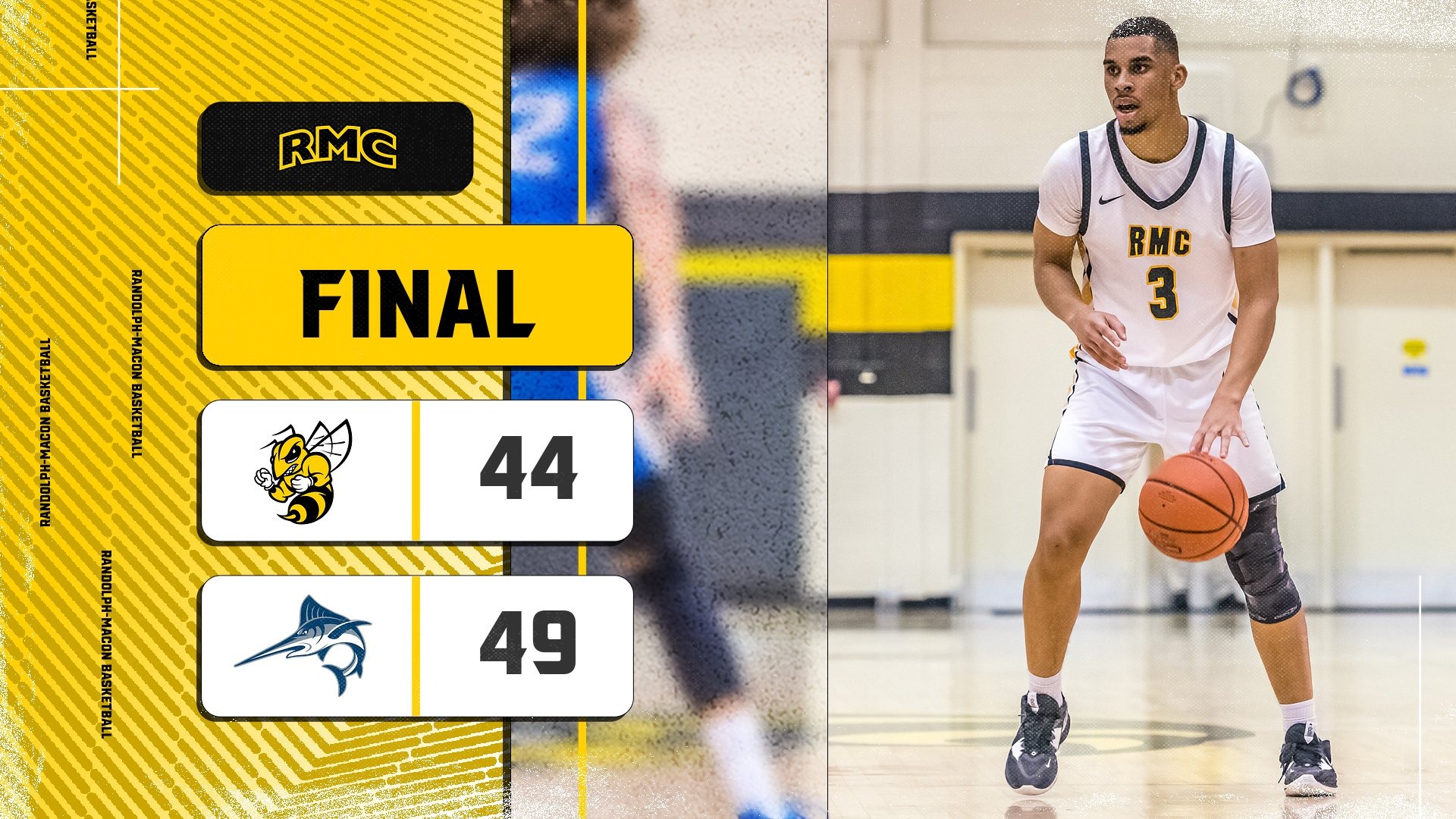 Robinson Scores 13 Points for Men's Hoops at VWU - Randolph-Macon College