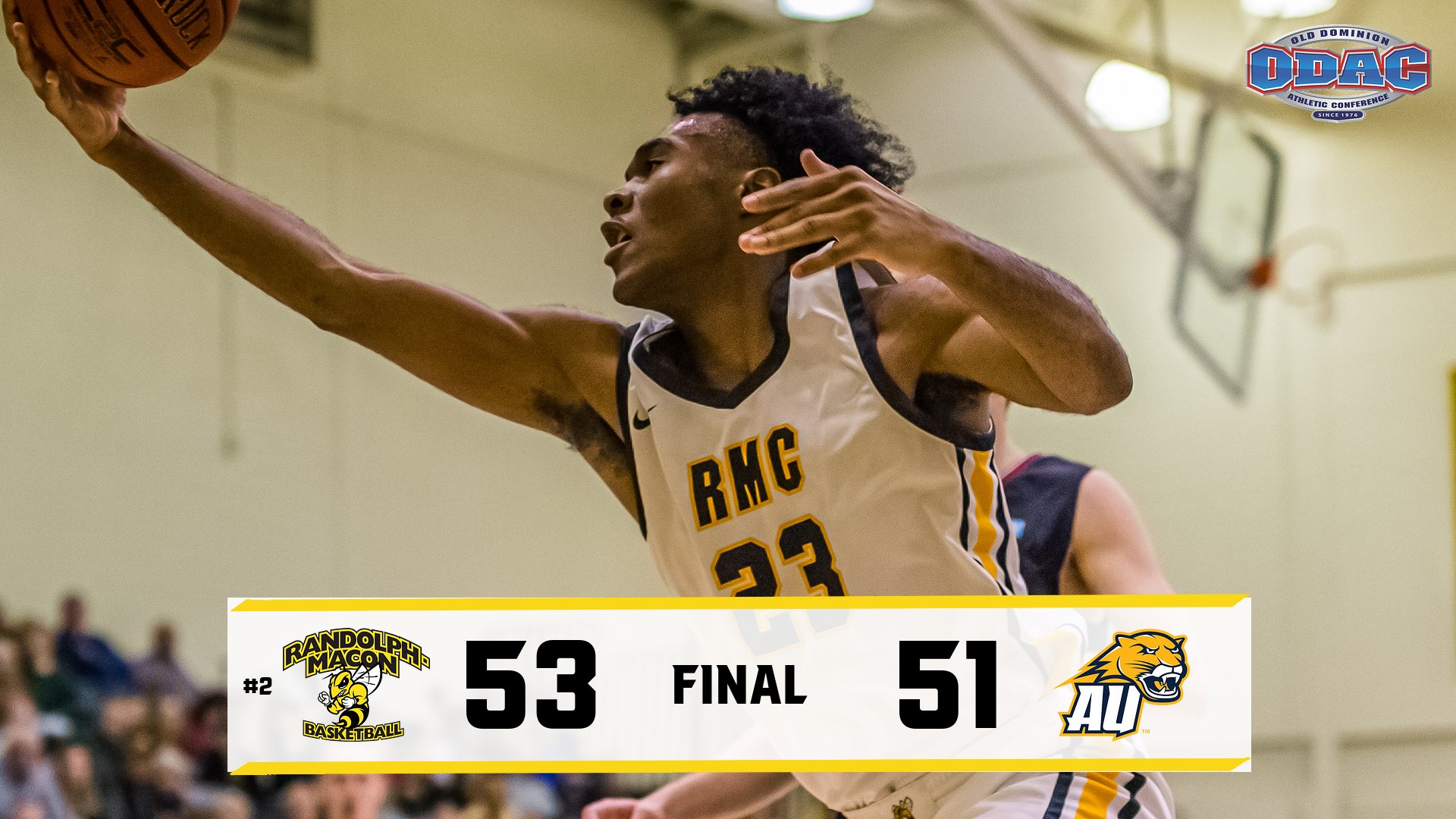 Game-Winner by Mbangue with 0.9 Left as #2 R-MC Men's Hoops Nips AU ...