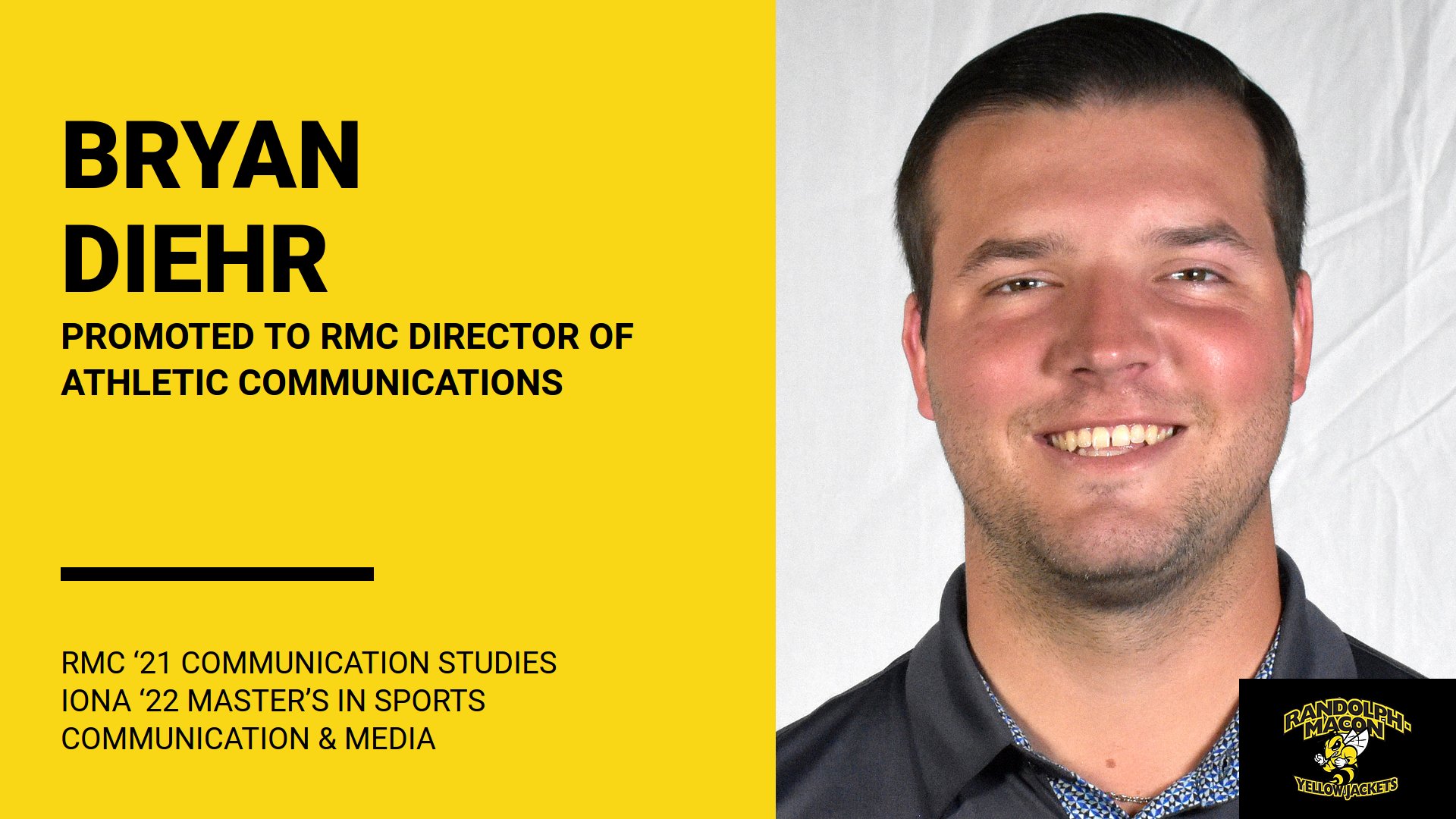 Diehr Promoted to Director of Athletic Communications at RMC - Randolph ...