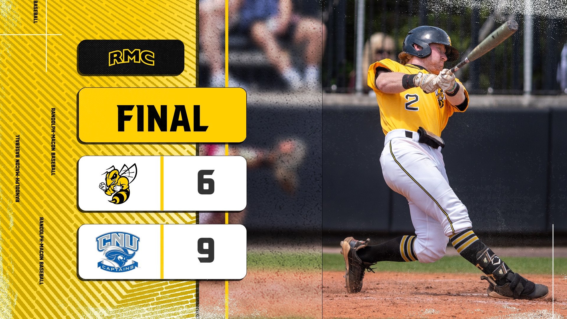 Schmitt Has Three Hits for RMC Baseball at No. 18 CNU - Randolph-Macon ...