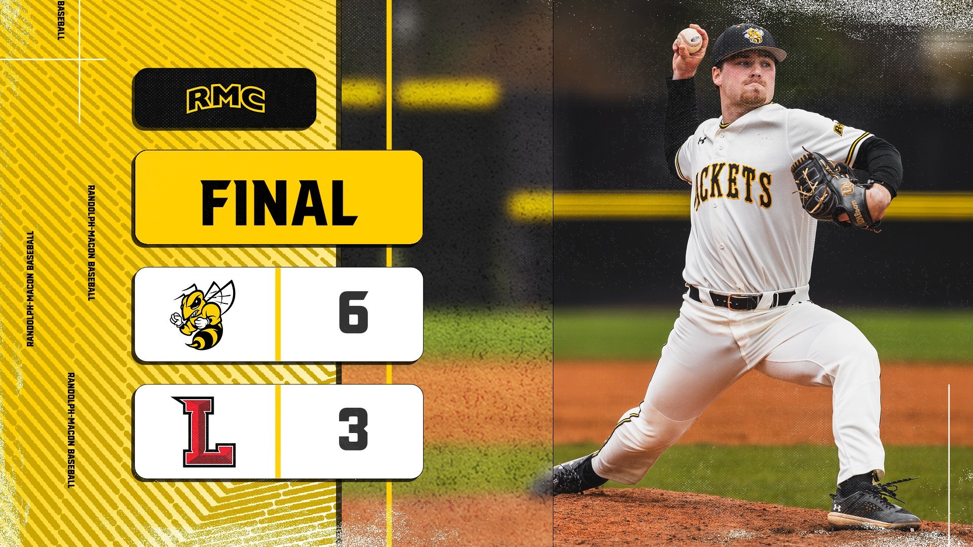 Bush, Slevin Key #20 RMC Baseball Win over LYN - Randolph-Macon College