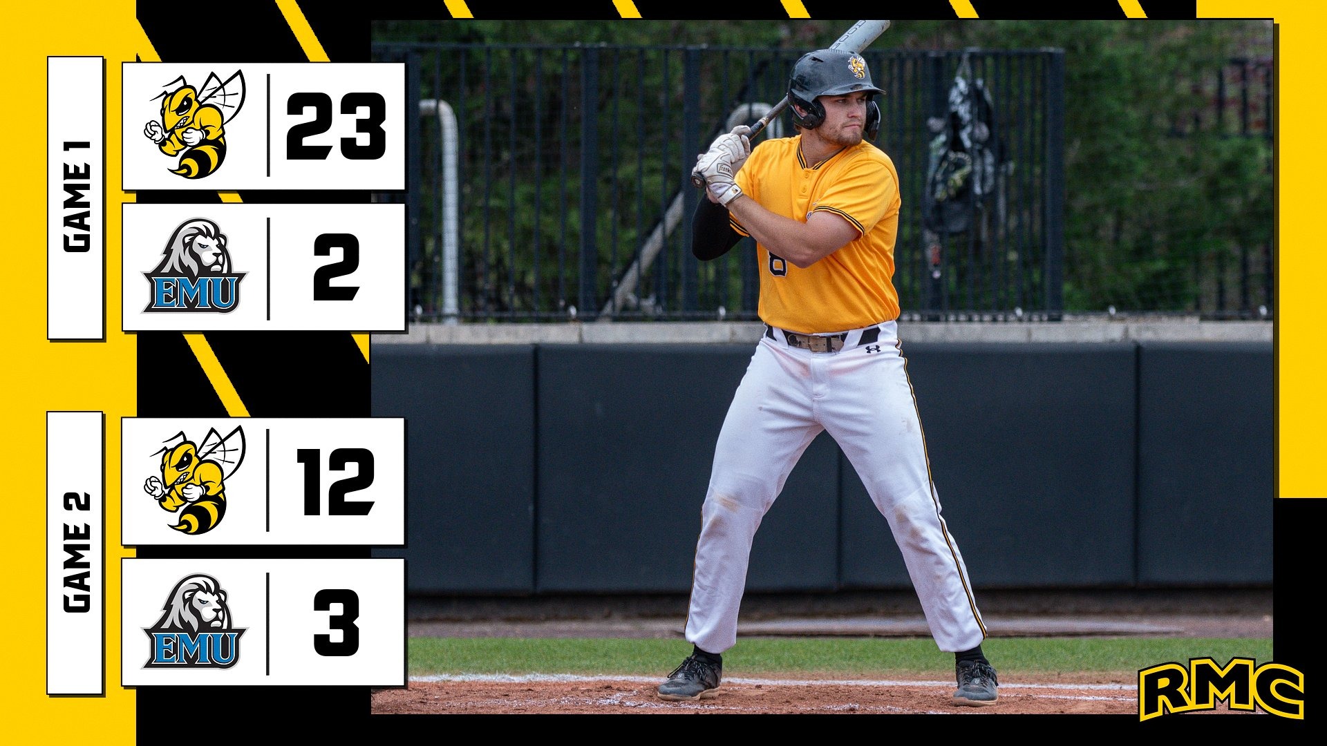 Harvey's Two-Homer Day Paces Baseball to Sweep of EMU - Randolph-Macon ...