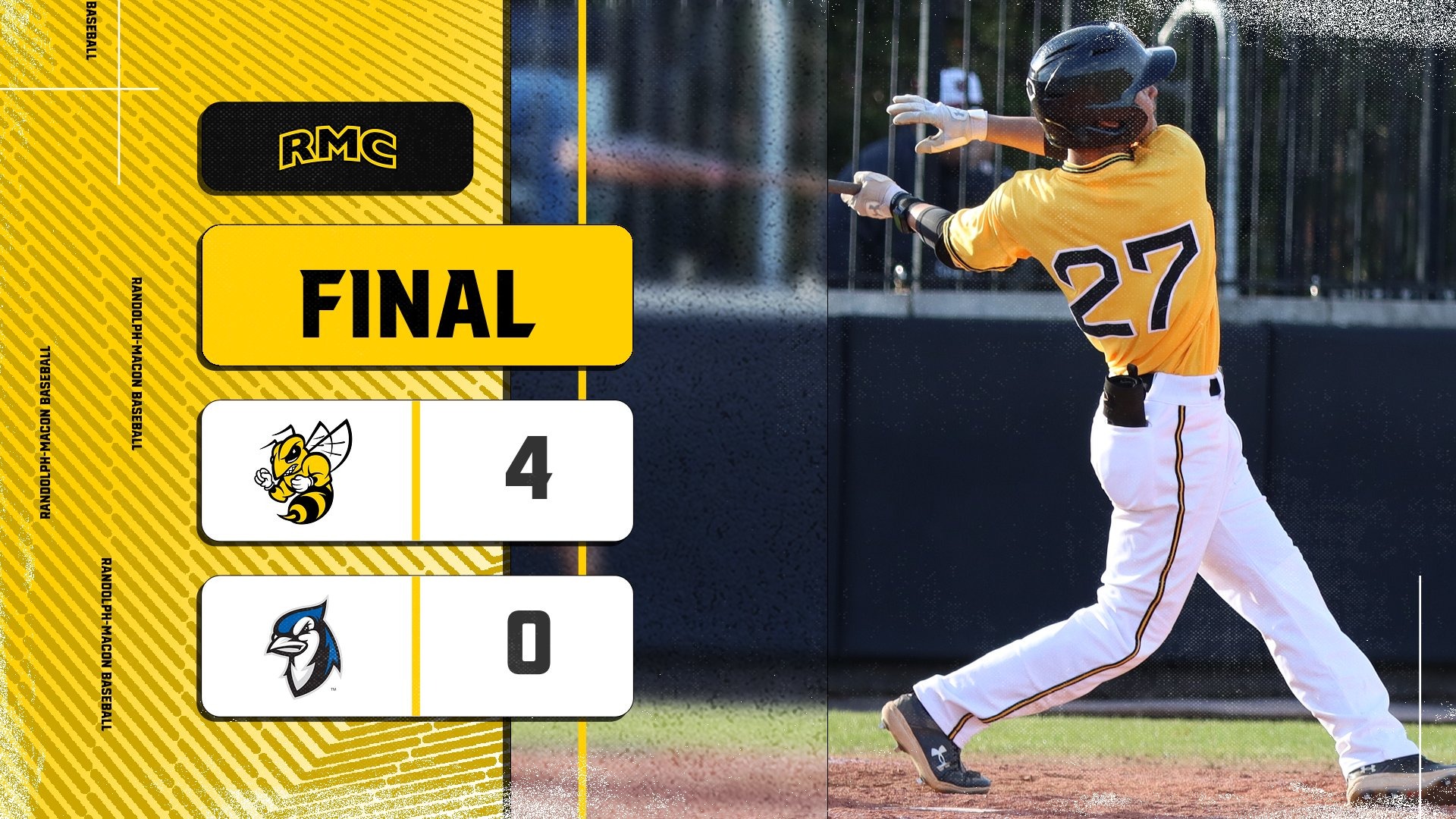 Killer Bs Buoy #22 RMC Baseball past Etown - Randolph-Macon College