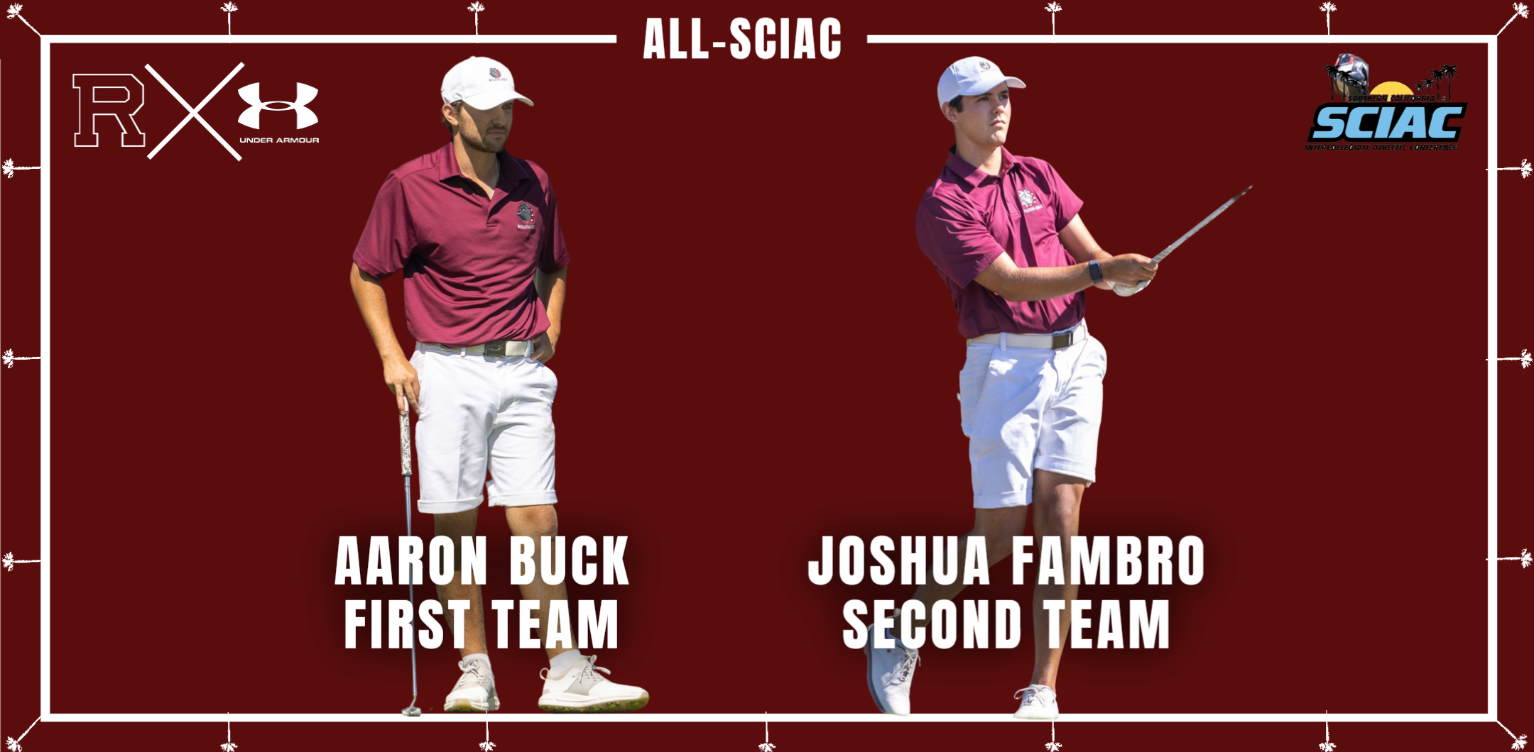 Aaron Buck and Joshua Fambro named to All-SCIAC teams - University of ...