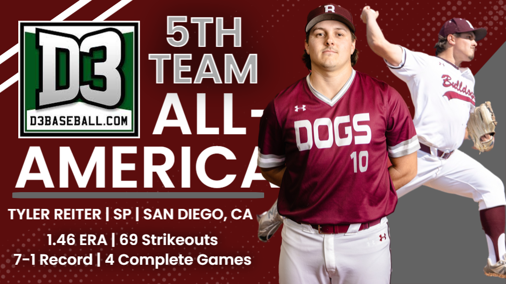 Tyler Reiter earns All-American recognition from D3baseball.com ...