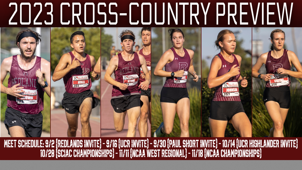 2023 University of Redlands Cross Country Schedule Preview - University ...
