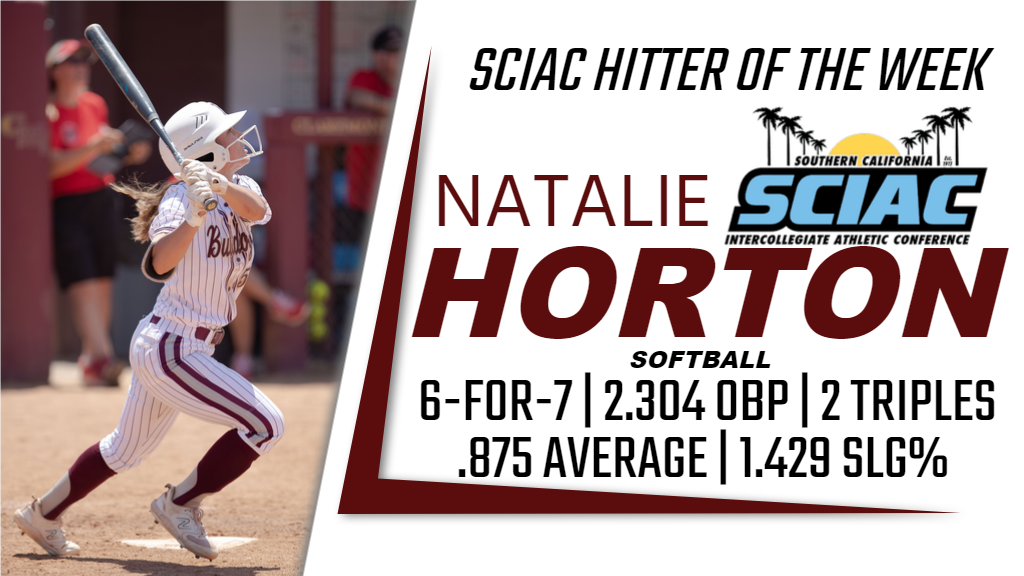 Natalie Horton - 2024 - Softball - University of Redlands