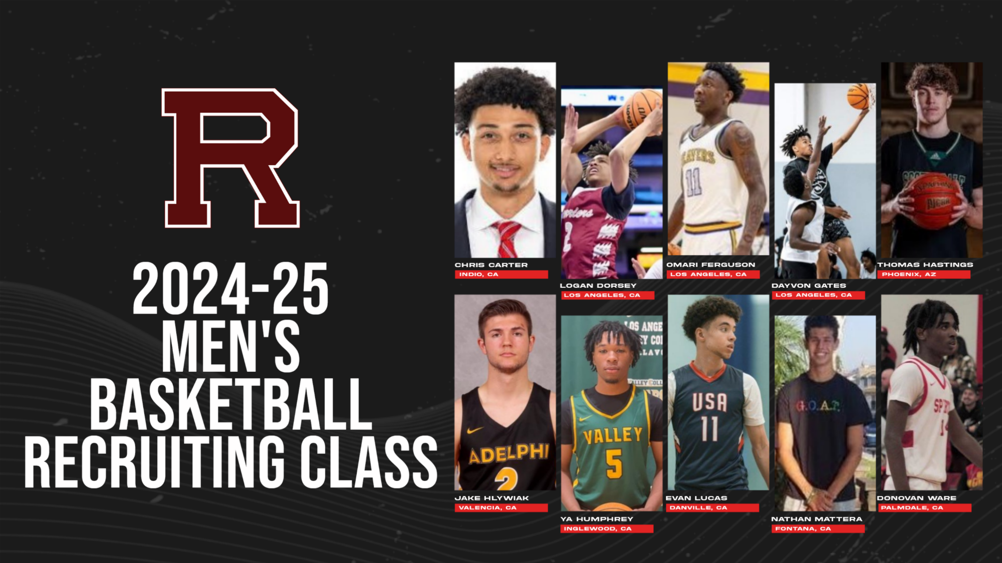 2024-25 Redlands Men's Basketball Schedule Preview - University of Redlands