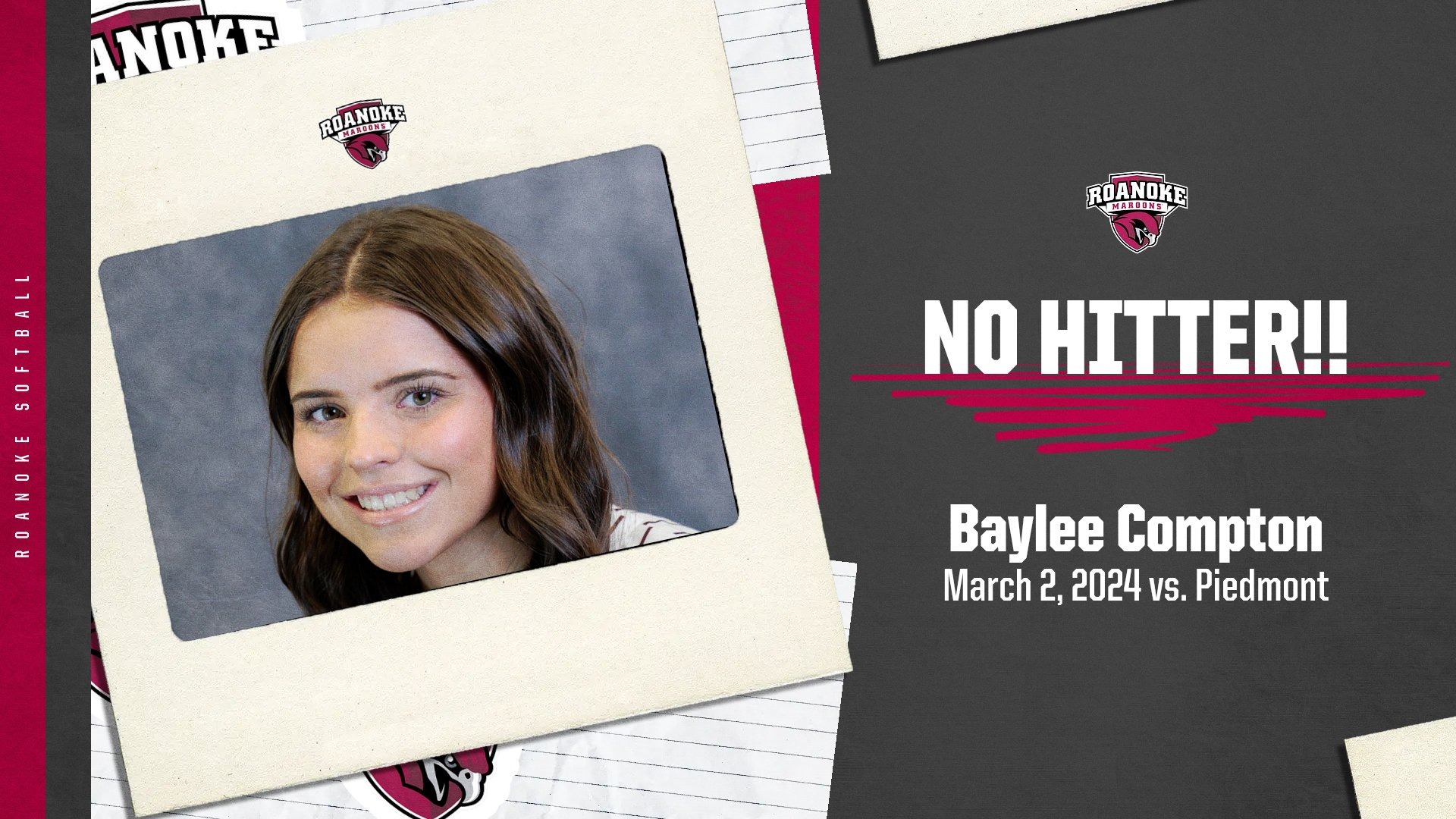 Compton throws no hitter as RC Softball splits two at NFCA Leadoff ...