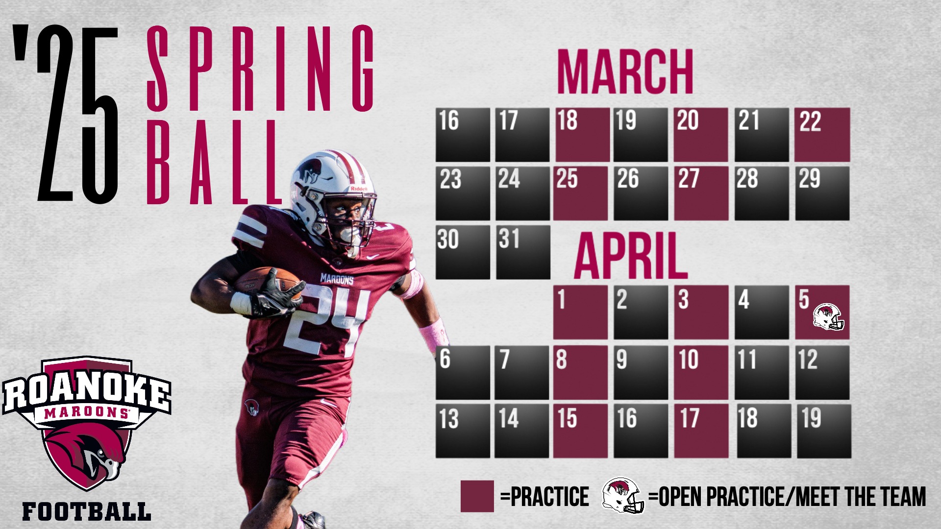 Roanoke football announces first varsity schedule since 1942 - Roanoke ...