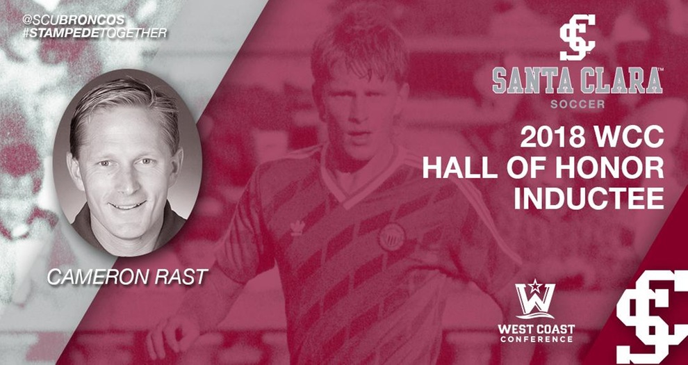 Men's Soccer Head Coach Cameron Rast to Enter WCC Hall of Honor - Santa ...