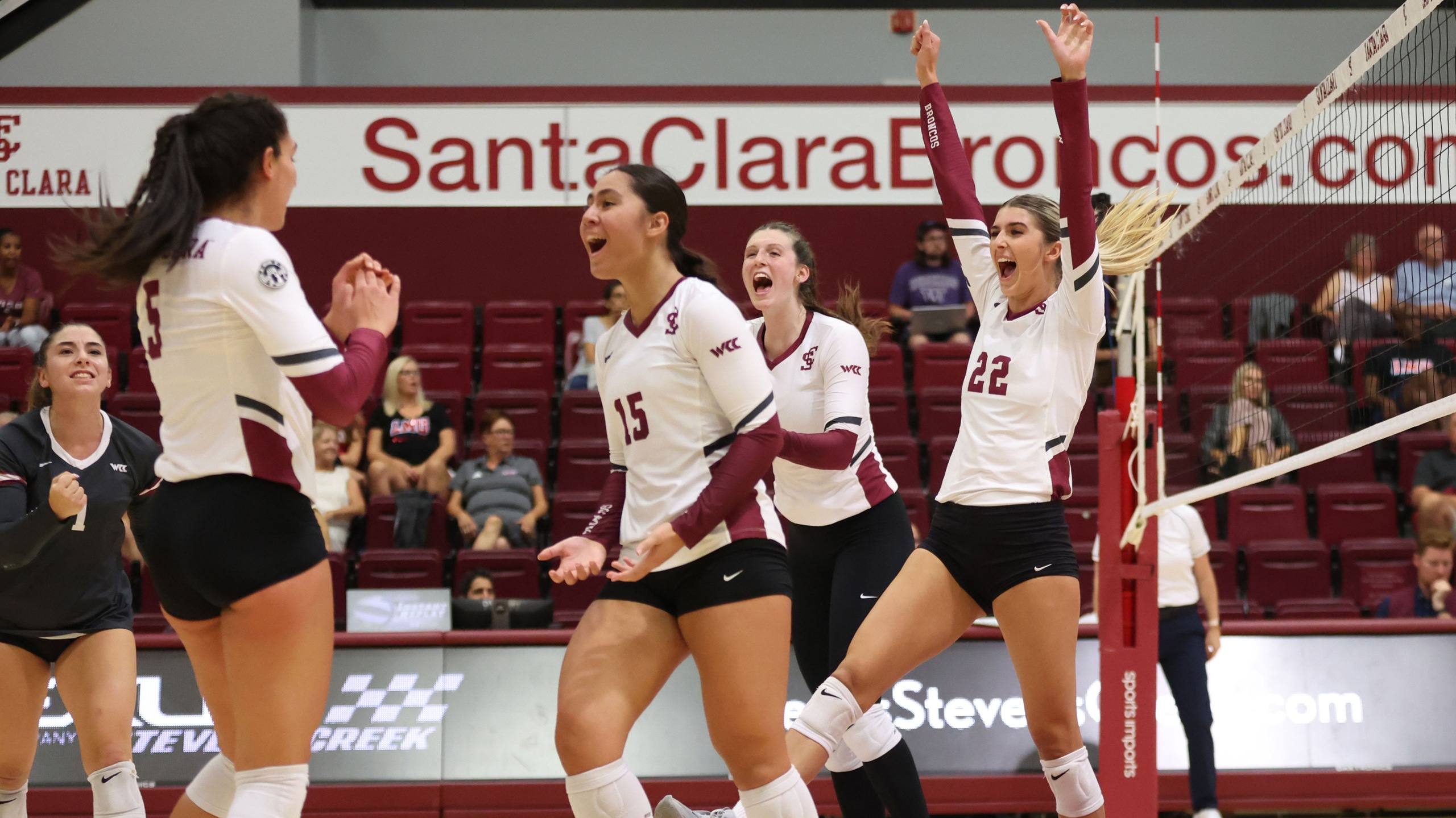 Volleyball Continues Tough Schedule on the Road - Santa Clara University
