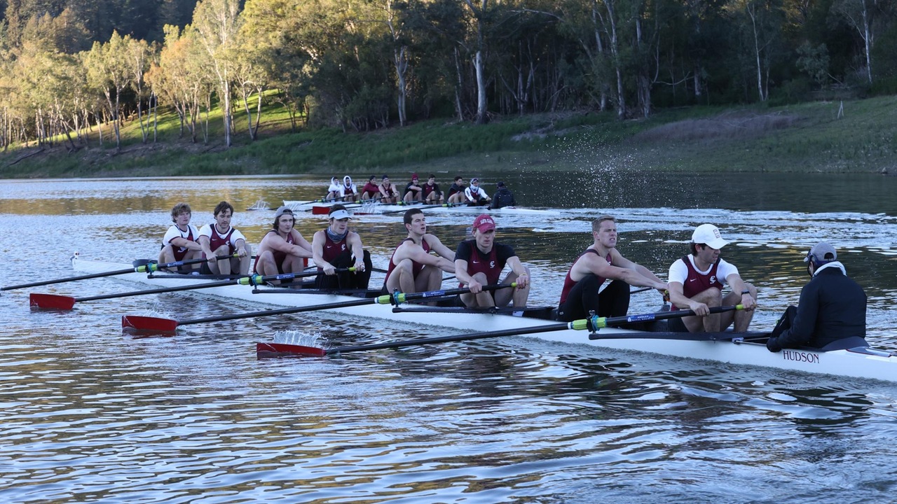 Men's Rowing Races in Ky Ebright Invite - Santa Clara University