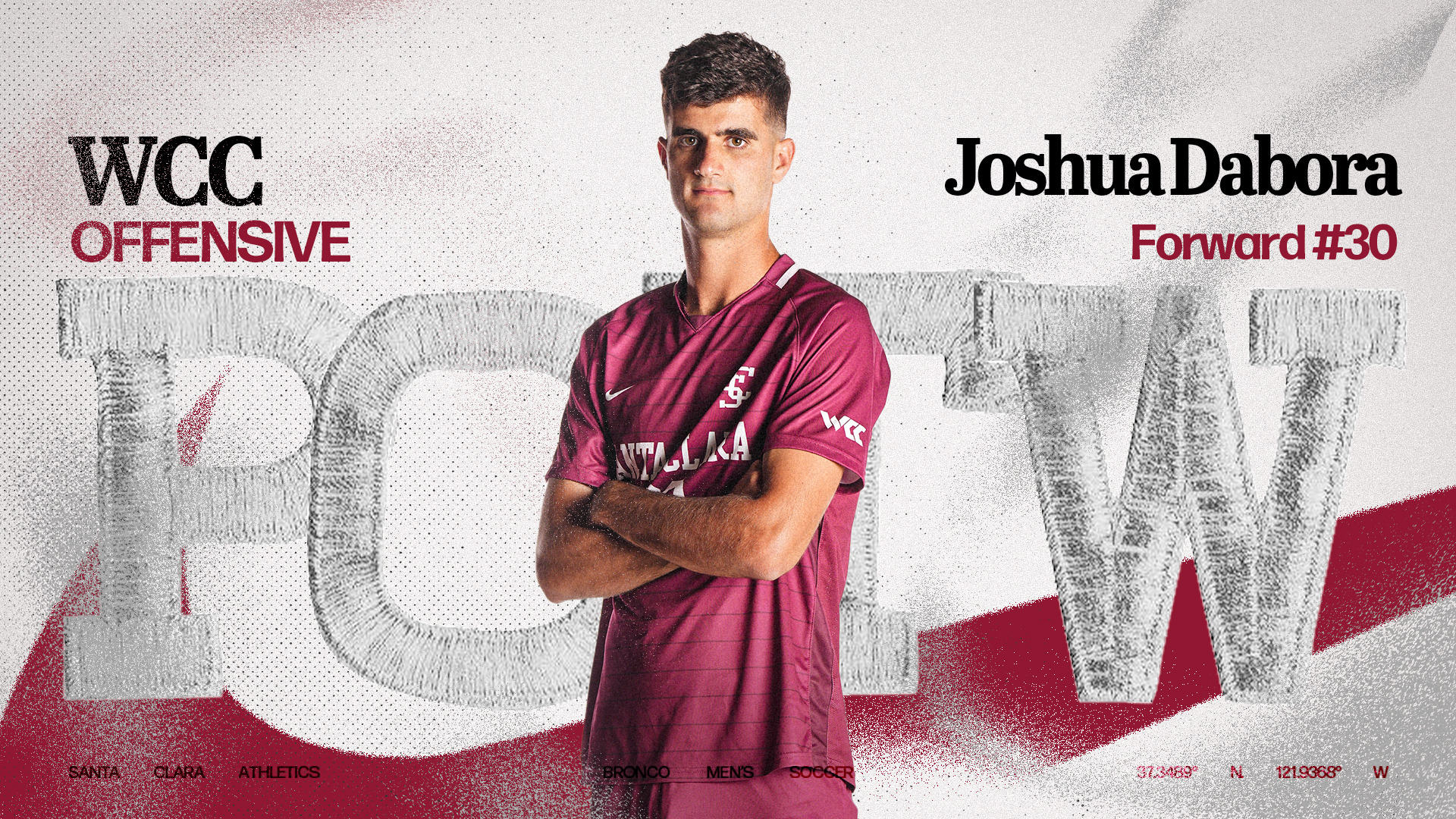 Dabora Named WCC Men’s Soccer Offensive Player of the Week - Santa ...