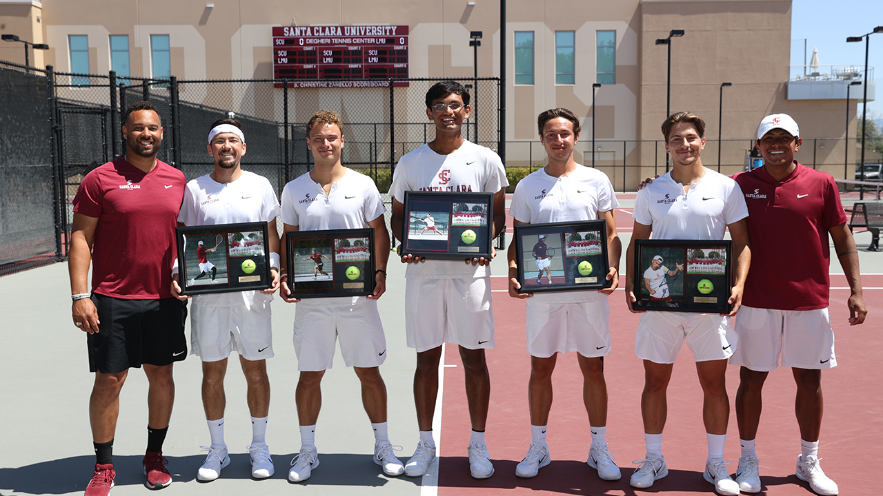 Men's Tennis Wraps Up Regular Season With A Win Over LMU On Senior Day ...