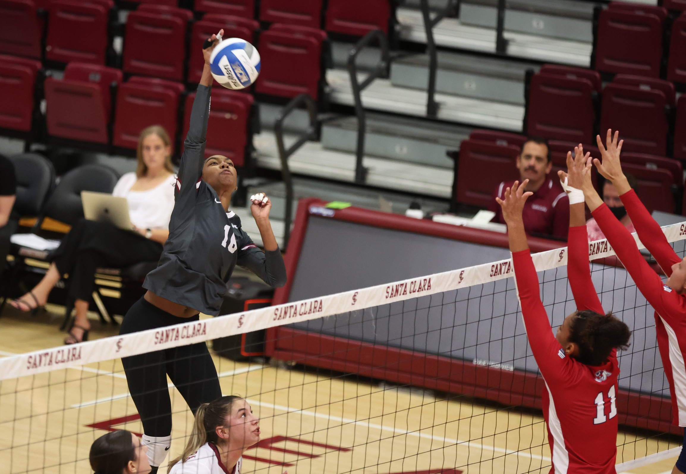 Volleyball Gets Back to Winning Ways with Sweep Over Princeton - Santa ...
