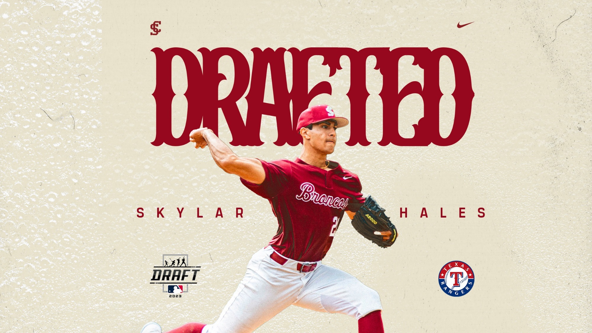 Skylar Hales Selected in Fourth Round of MLB Draft - Santa Clara University