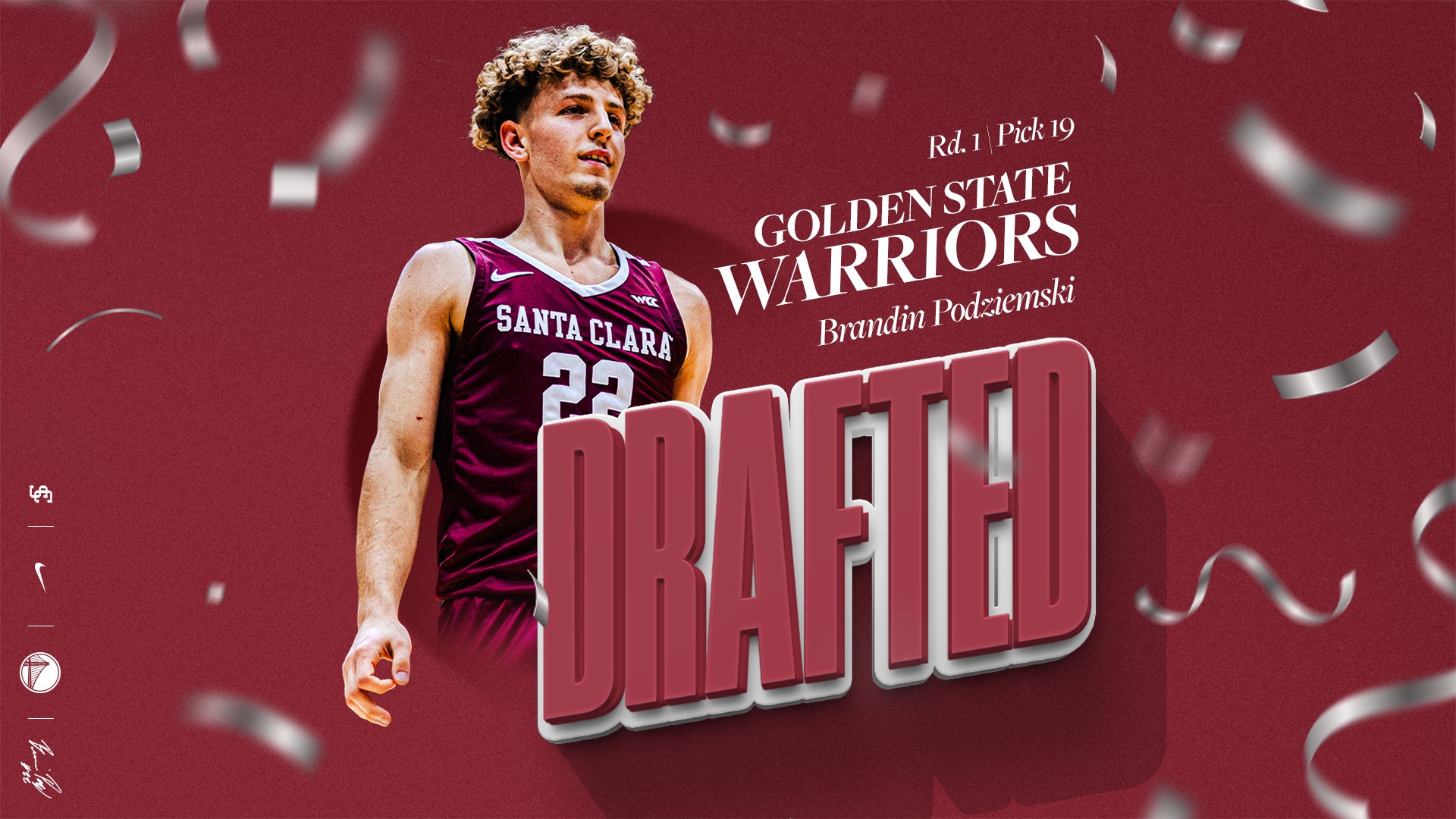 Brandin Podziemski Selected 19th Overall By Golden State Warriors ...