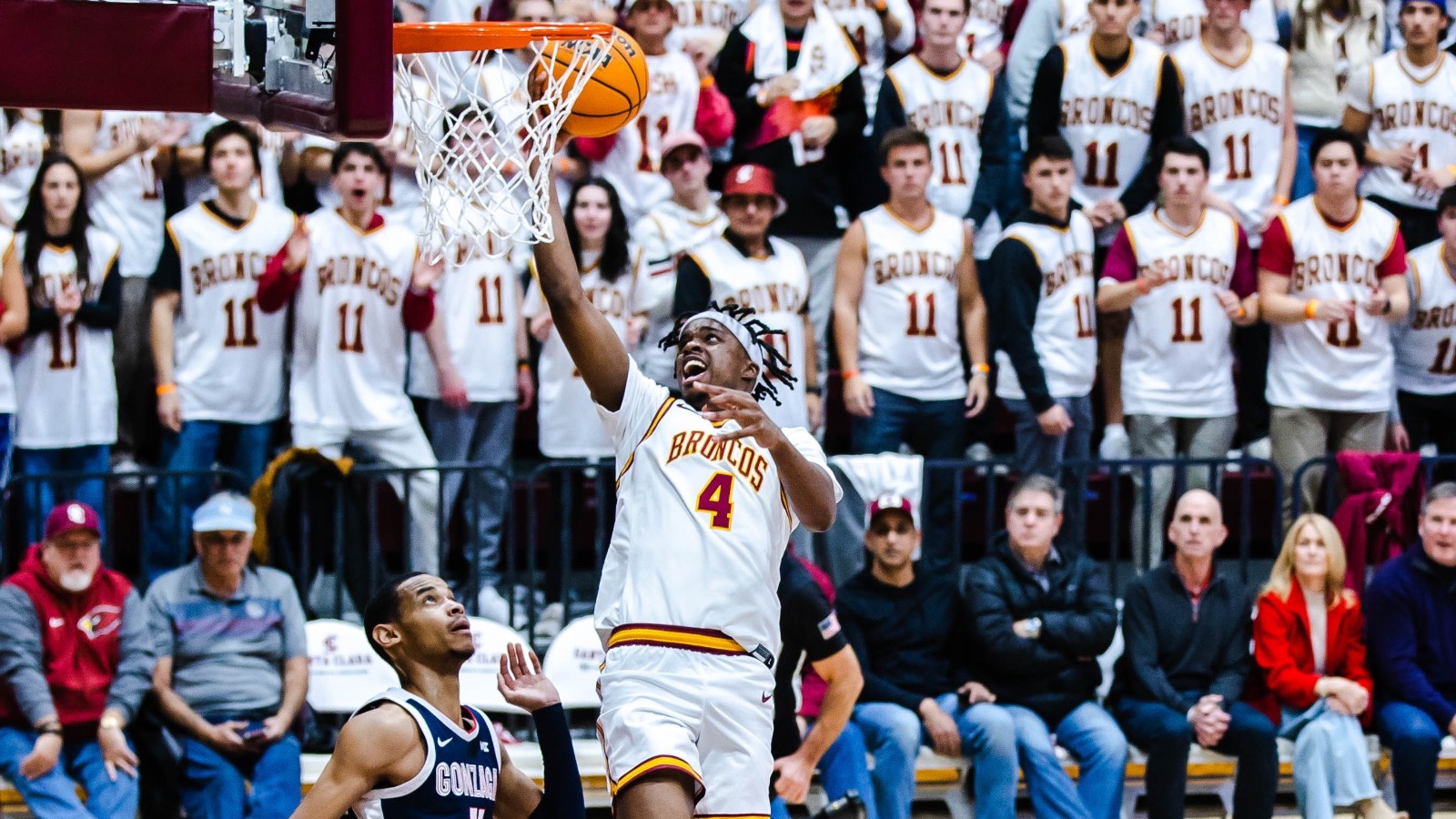 Bal's Last-Second Shot Lifts Broncos To 77-76 Win Over No. 21 Gonzaga ...